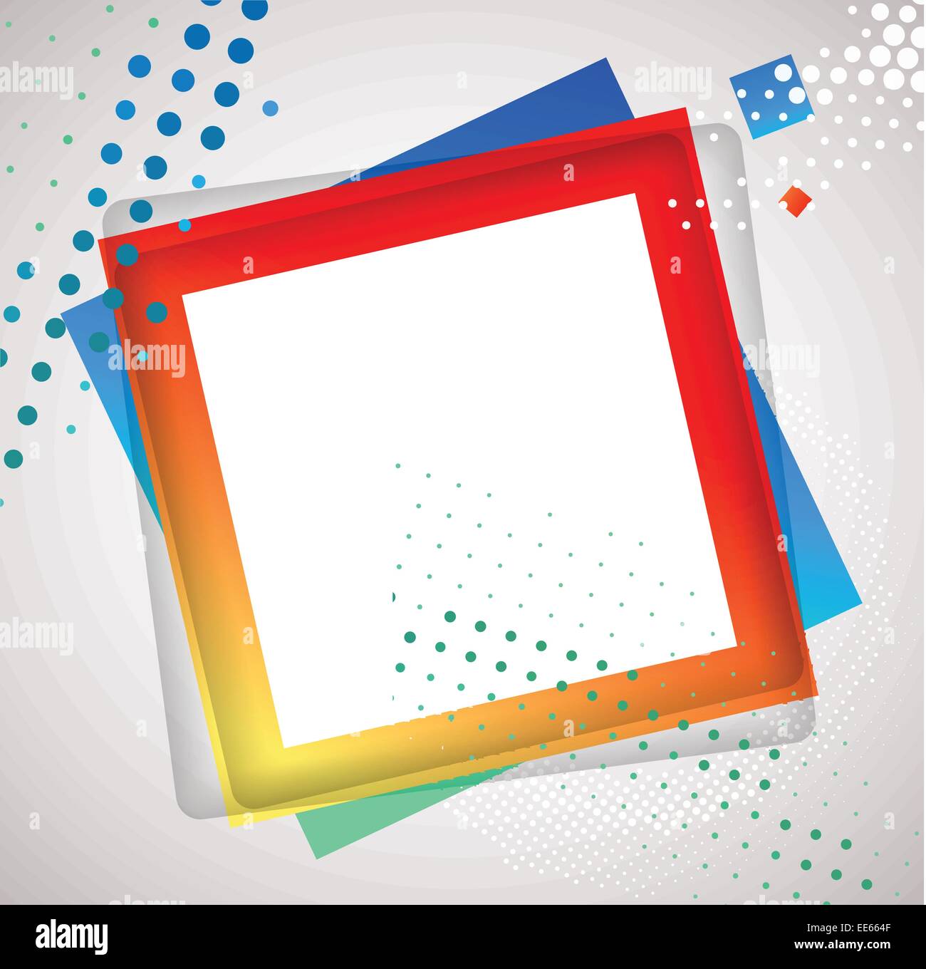 Colorful Square blank background Stock Vector Image & Art - Alamy