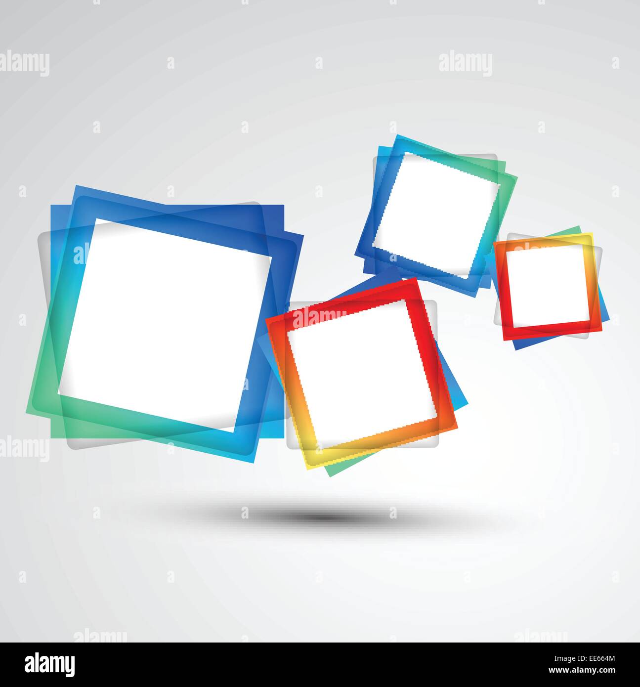 Colorful Square blank background. Vector Stock Vector Image & Art - Alamy