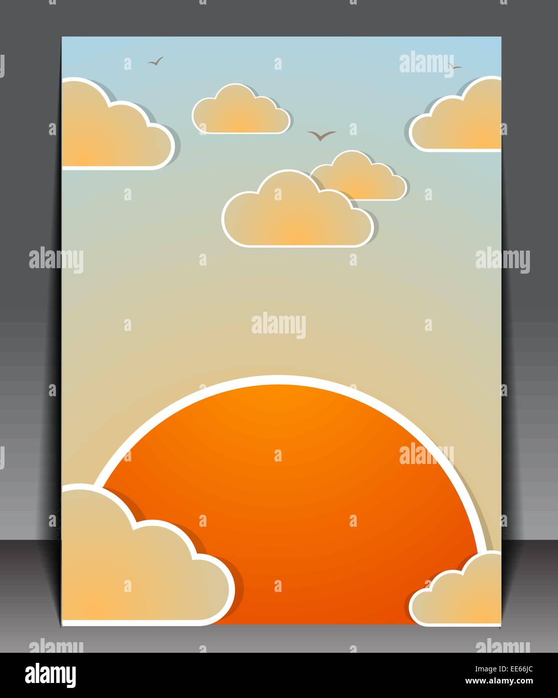 Grand sunset view Stock Vector Images - Alamy