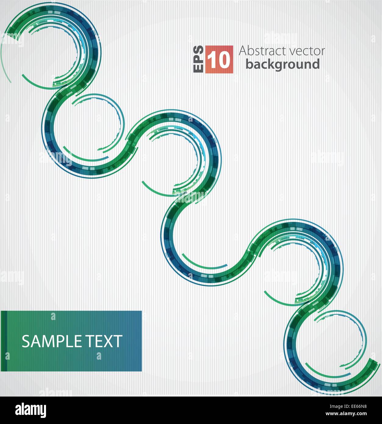 Abstract background with plexus effect. Scientific and technological ...