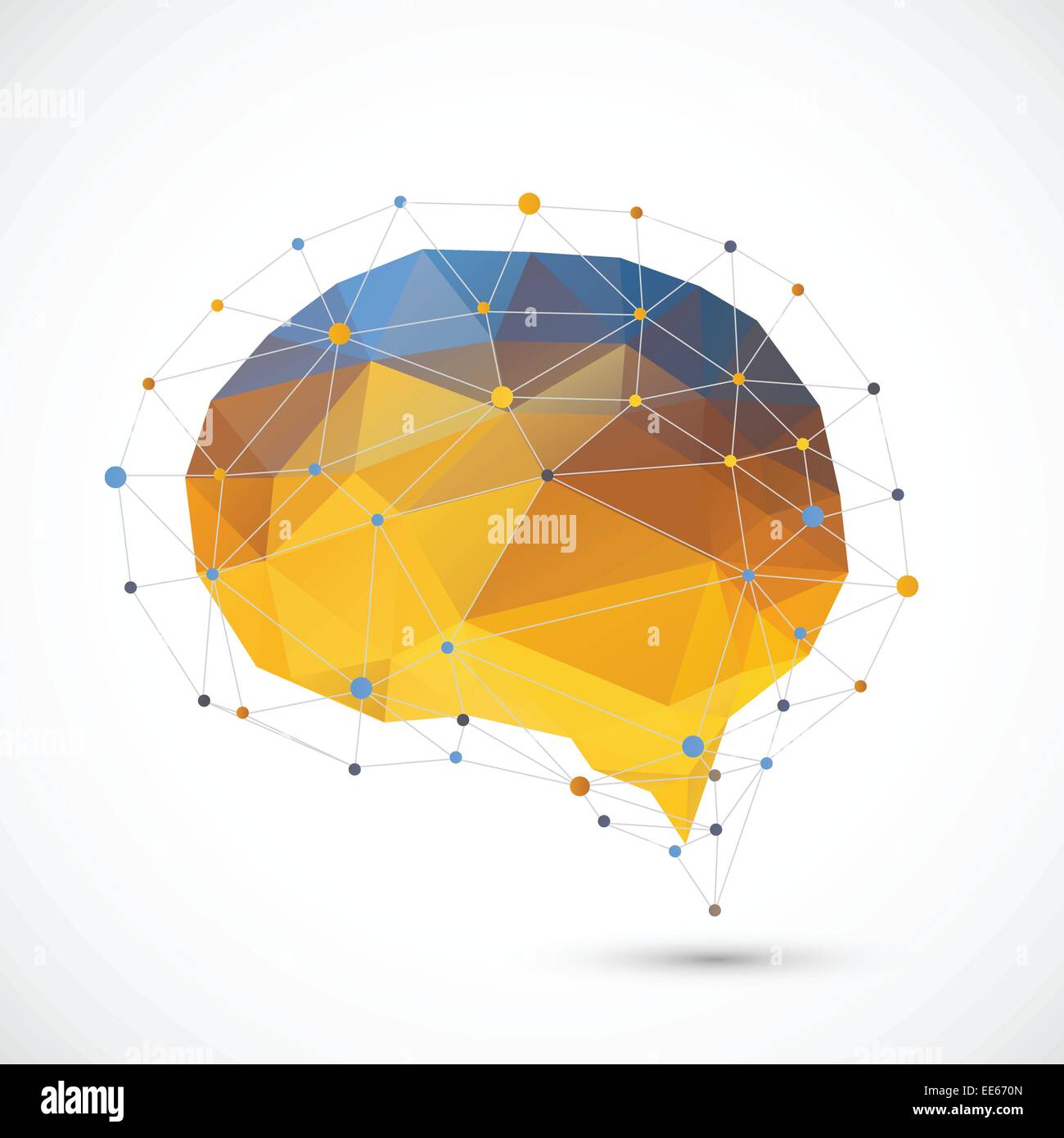 Brain triangle Stock Vector Images - Alamy