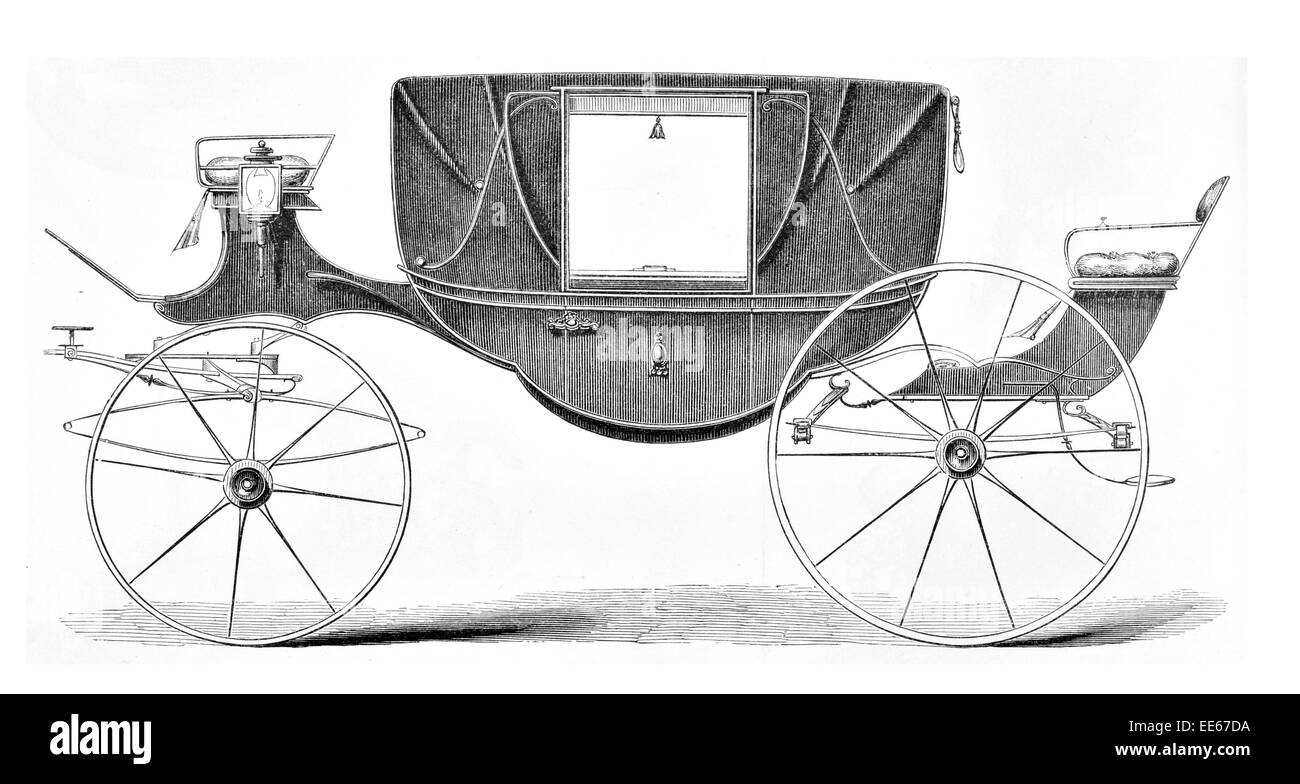 Queen victoria illustration carriage Cut Out Stock Images & Pictures ...