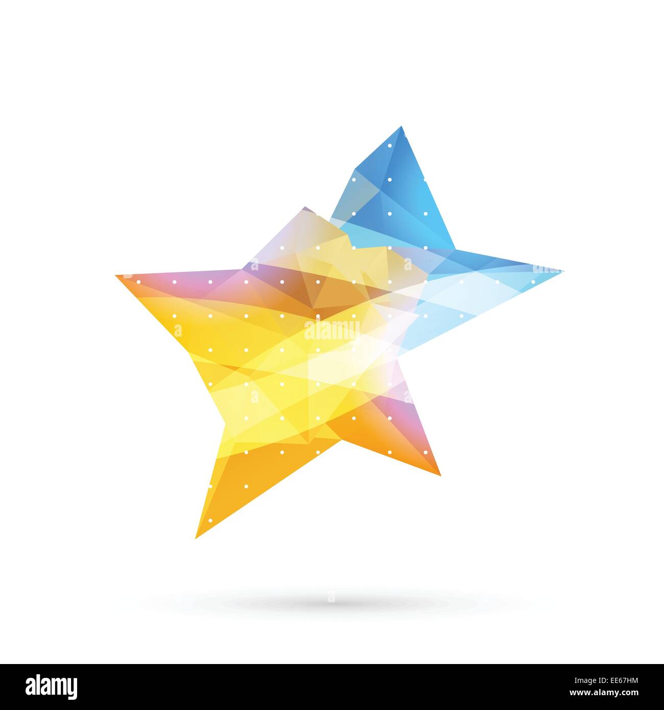 Triangle abstract star Stock Vector Image & Art - Alamy