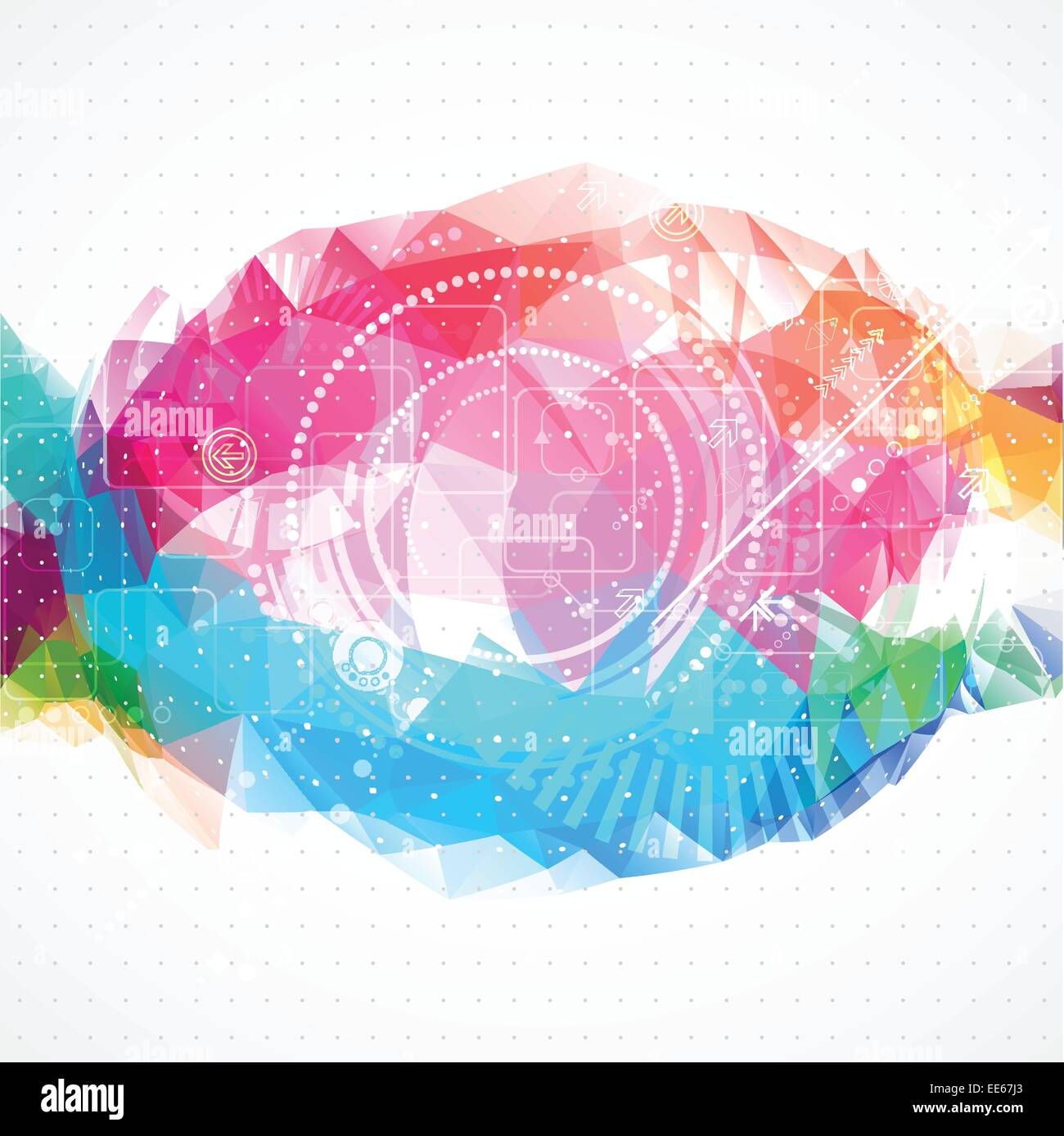 Technology triangle hi-res stock photography and images - Alamy