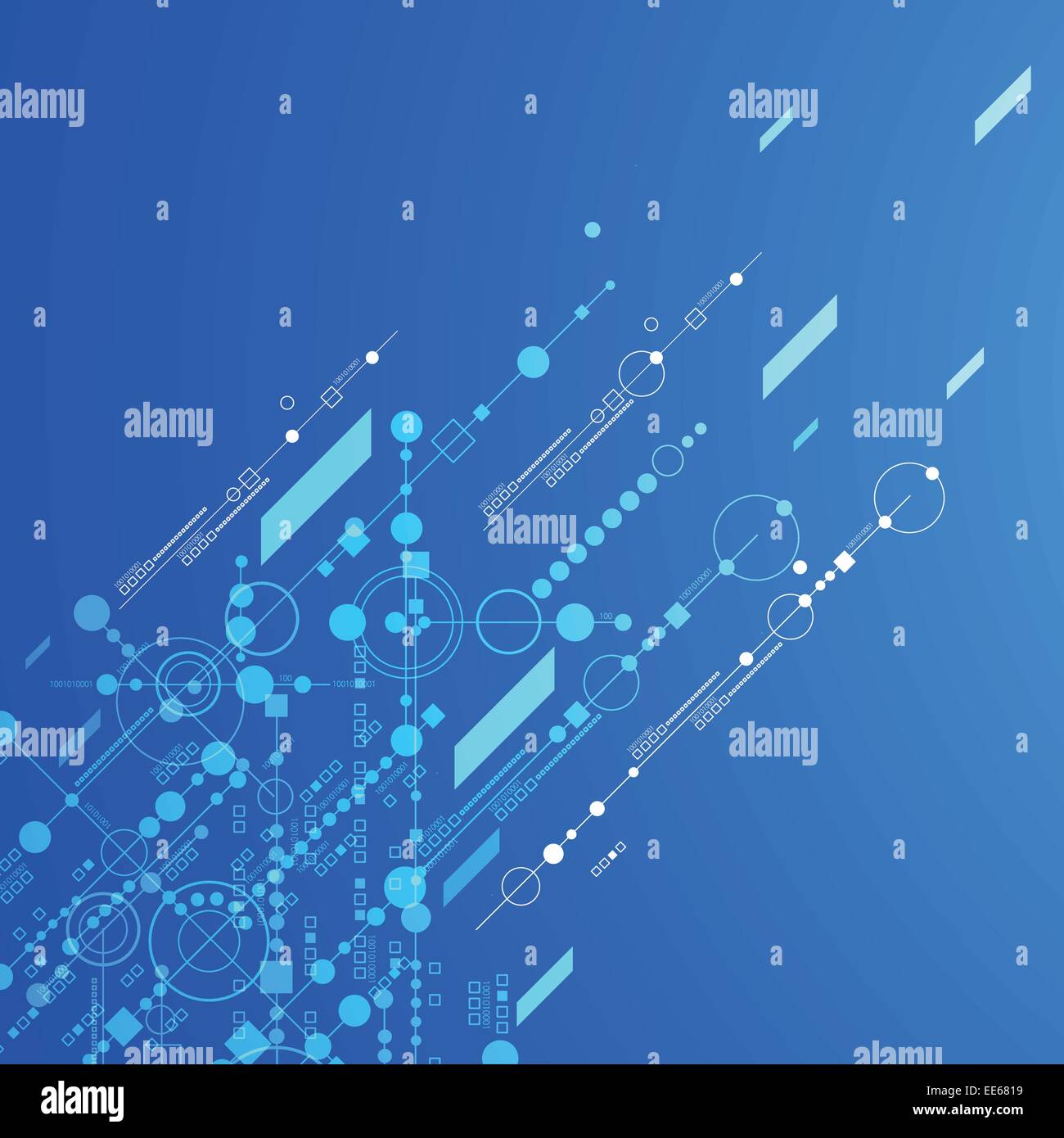 Blue technology background. Vector Stock Vector Image & Art - Alamy
