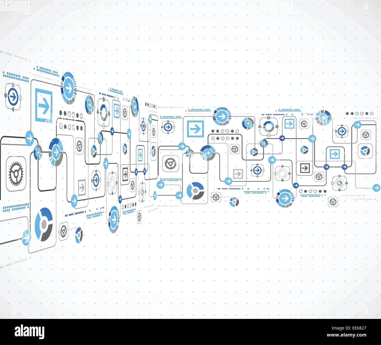 Abstract technology concept of business background. Vector Stock Vector ...