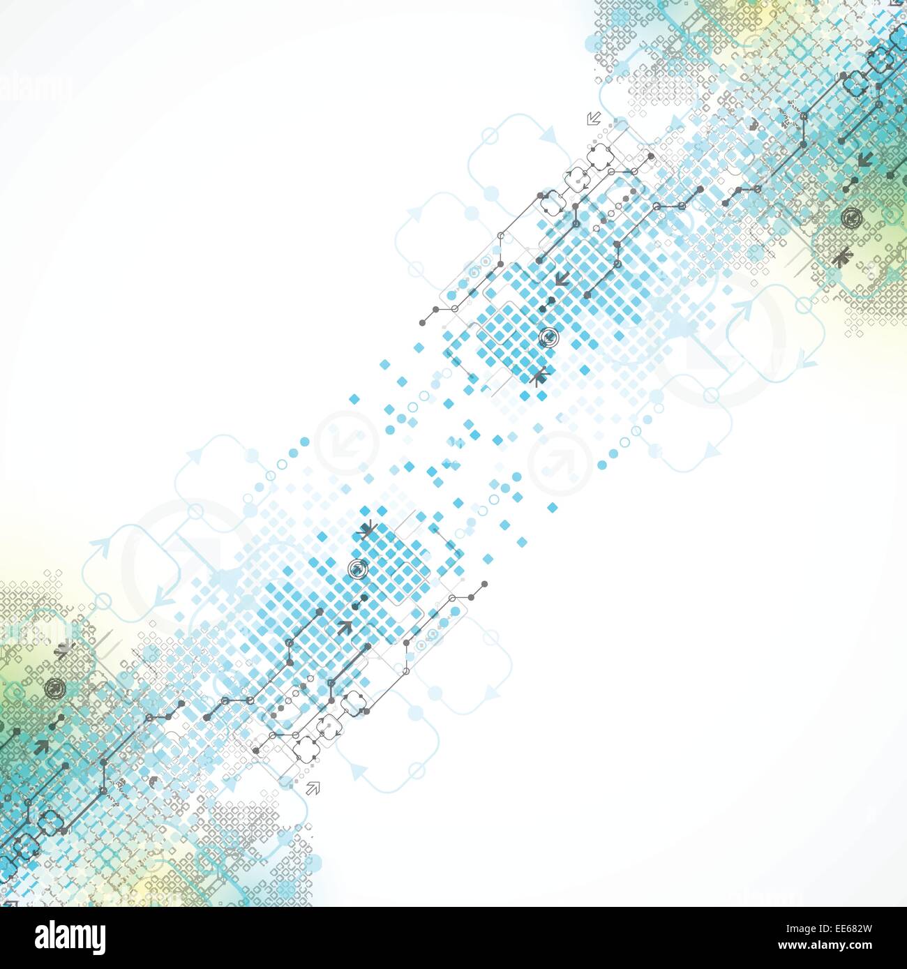 Abstract square technology concept of business background. Vector Stock ...