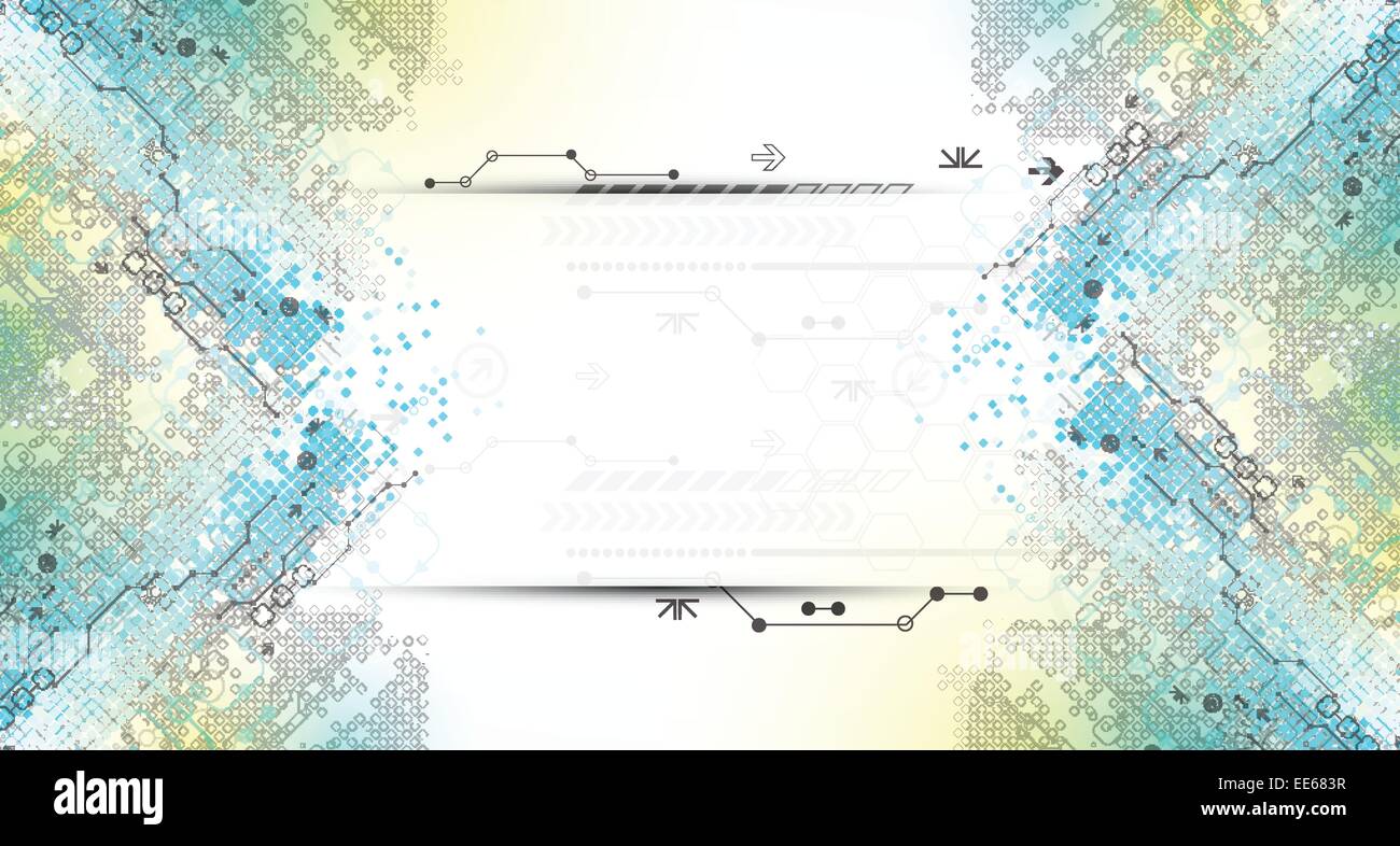 Abstract square technology concept of business background. Vector Stock ...