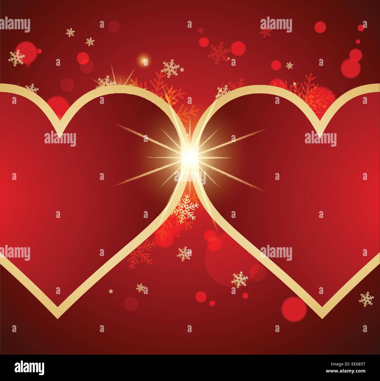 Nice abstract background with hearts Stock Vector Image & Art - Alamy