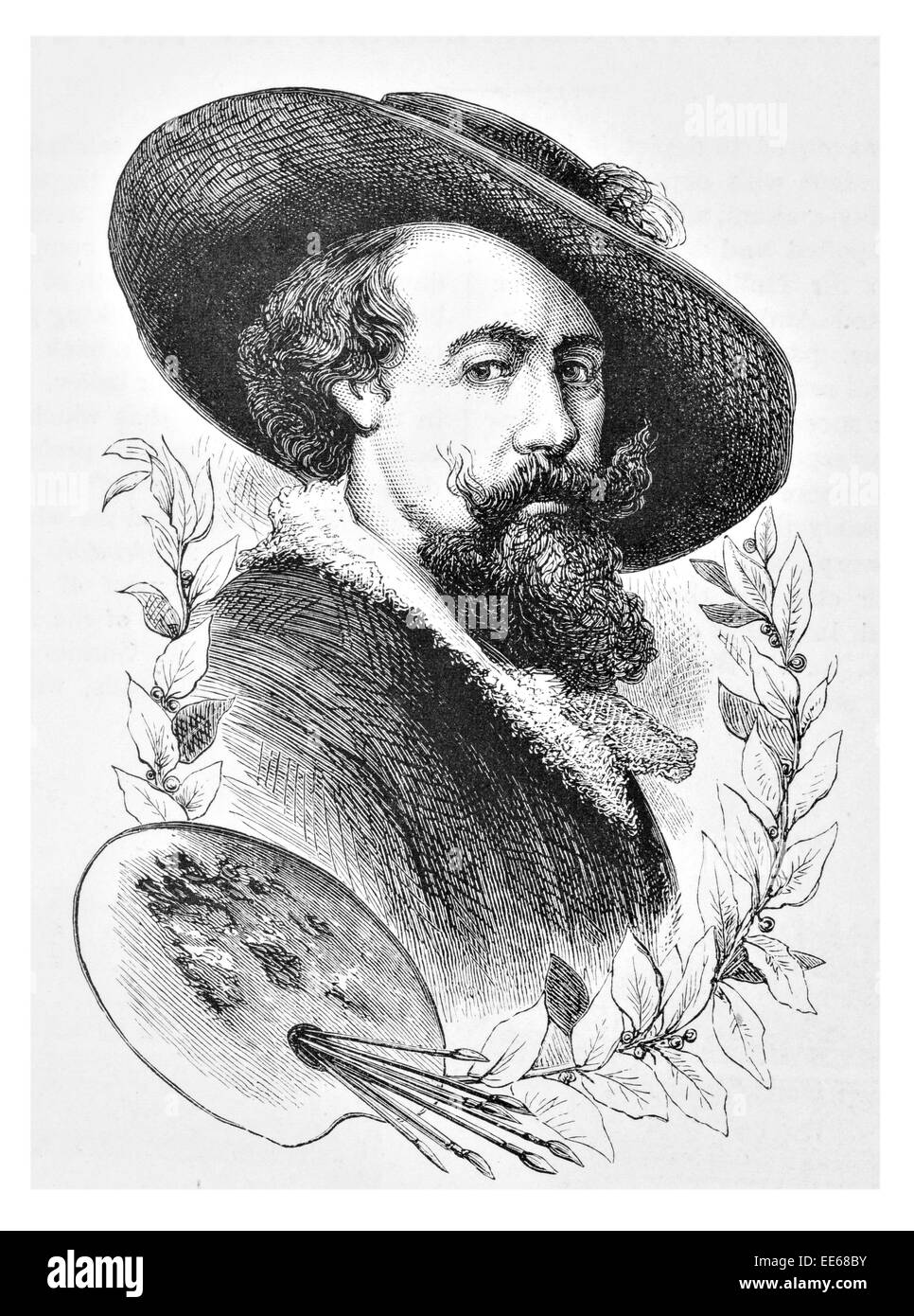 Photographic portrait artist painter Black and White Stock Photos ...