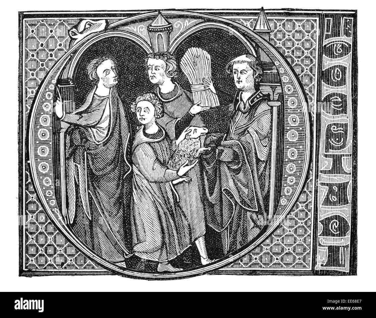 Medieval Monastery Monks