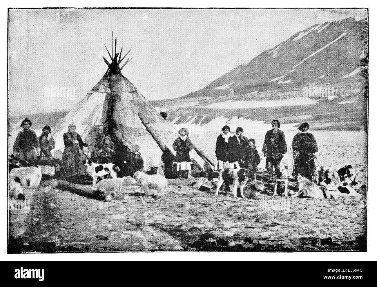 Fridtjof Nansen Nenets Nenet Samoyeds indigenous people northern arctic ...