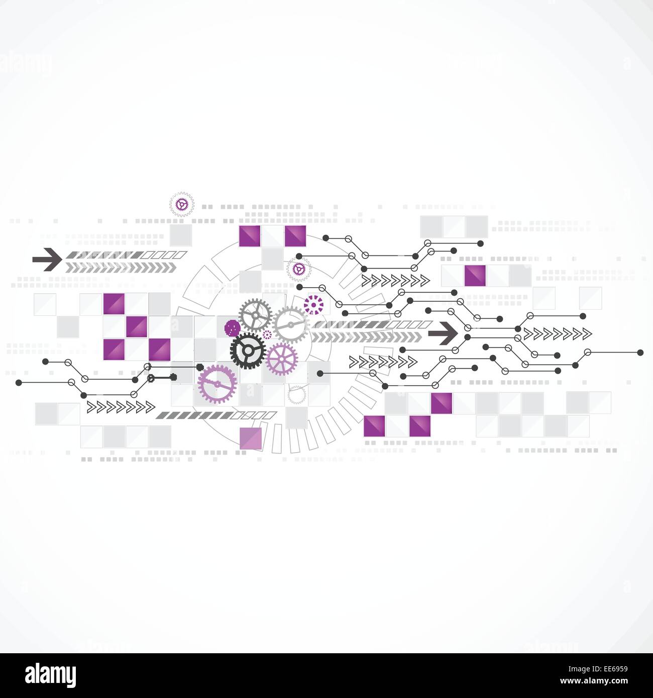 Abstract computer technology background for your business. Vector Stock ...