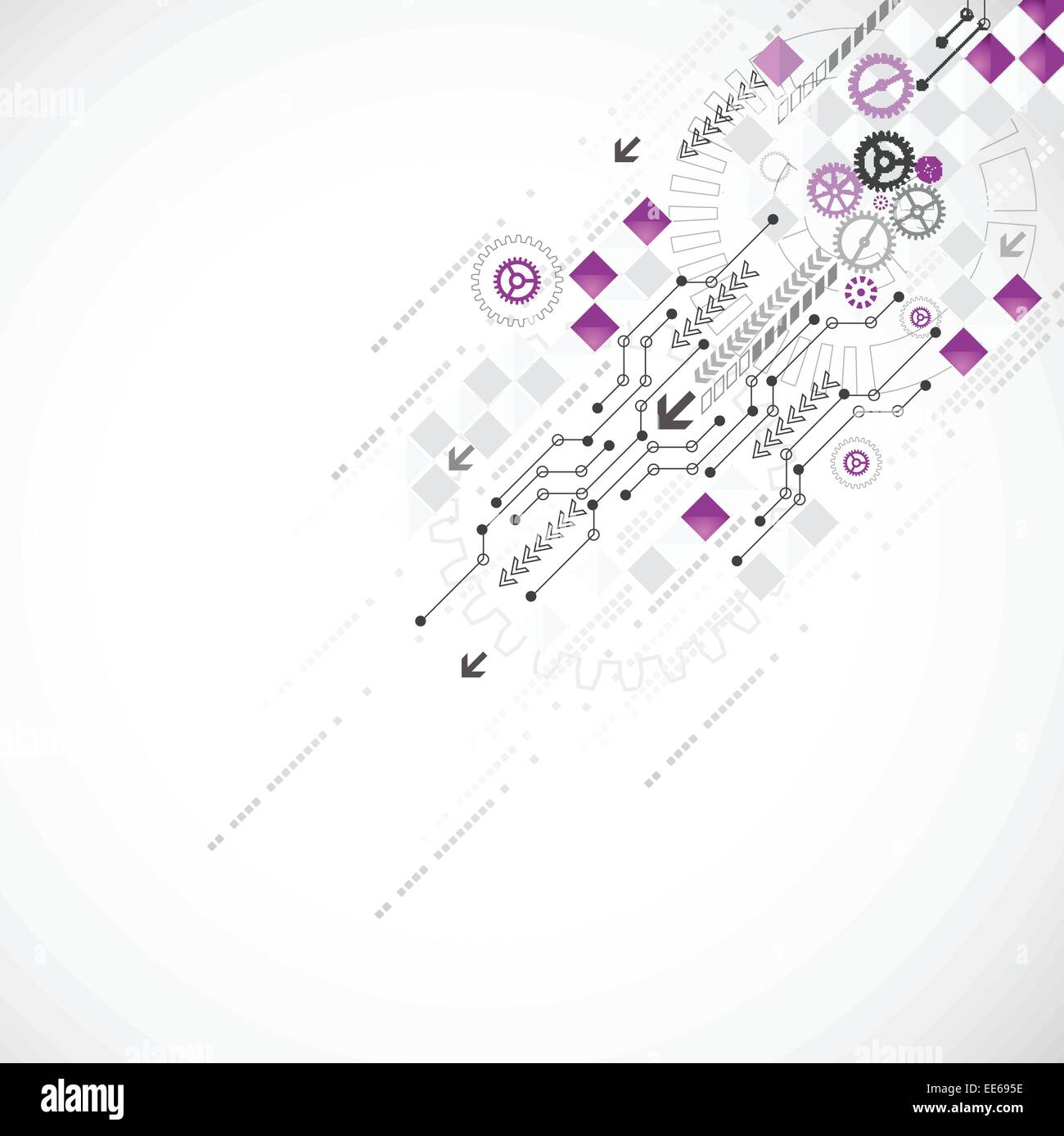 Abstract computer technology background for your business. Vector Stock ...