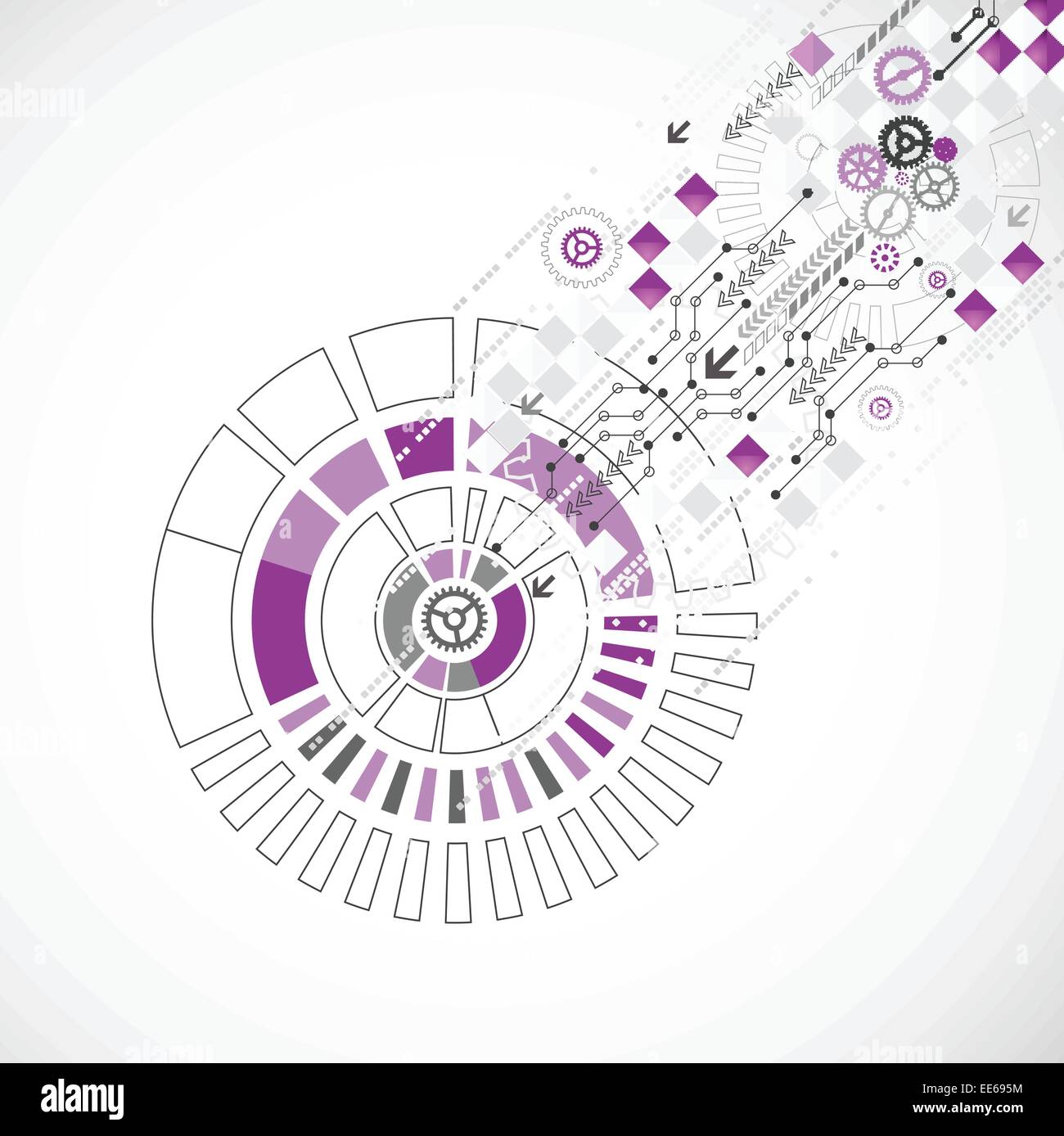 Abstract computer technology background for your business. Vector Stock ...
