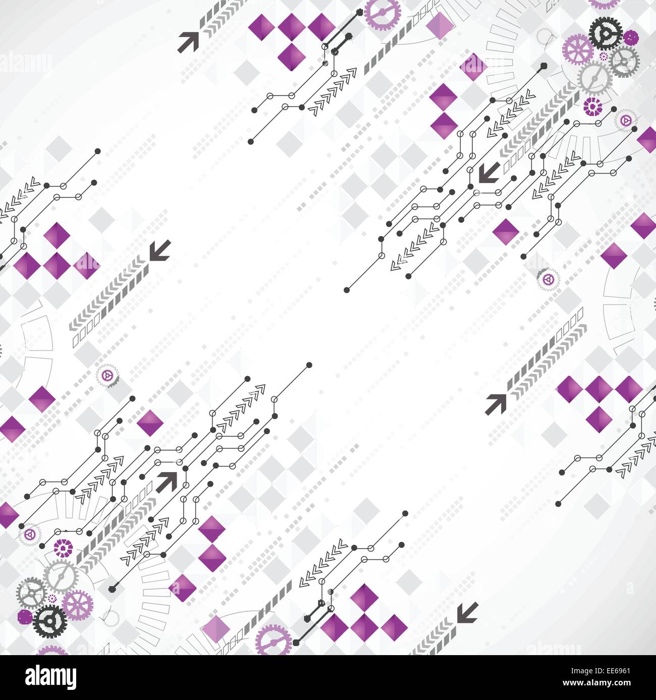 Abstract computer technology background for your business. Vector Stock ...