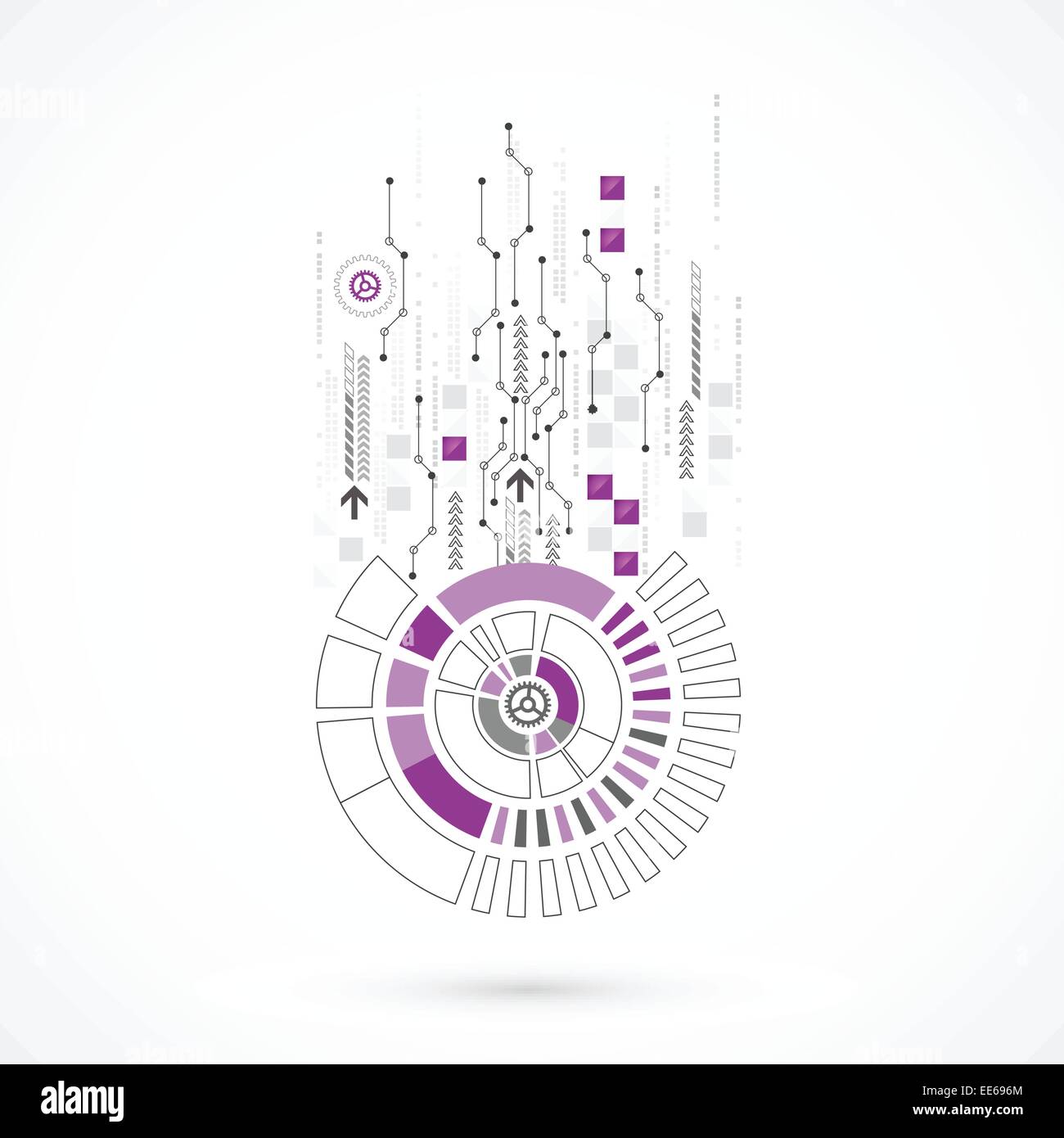 Abstract computer technology background for your business. Vector Stock ...