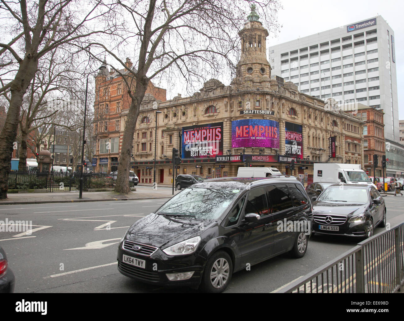 St Giles Circus Stock Photo - Alamy