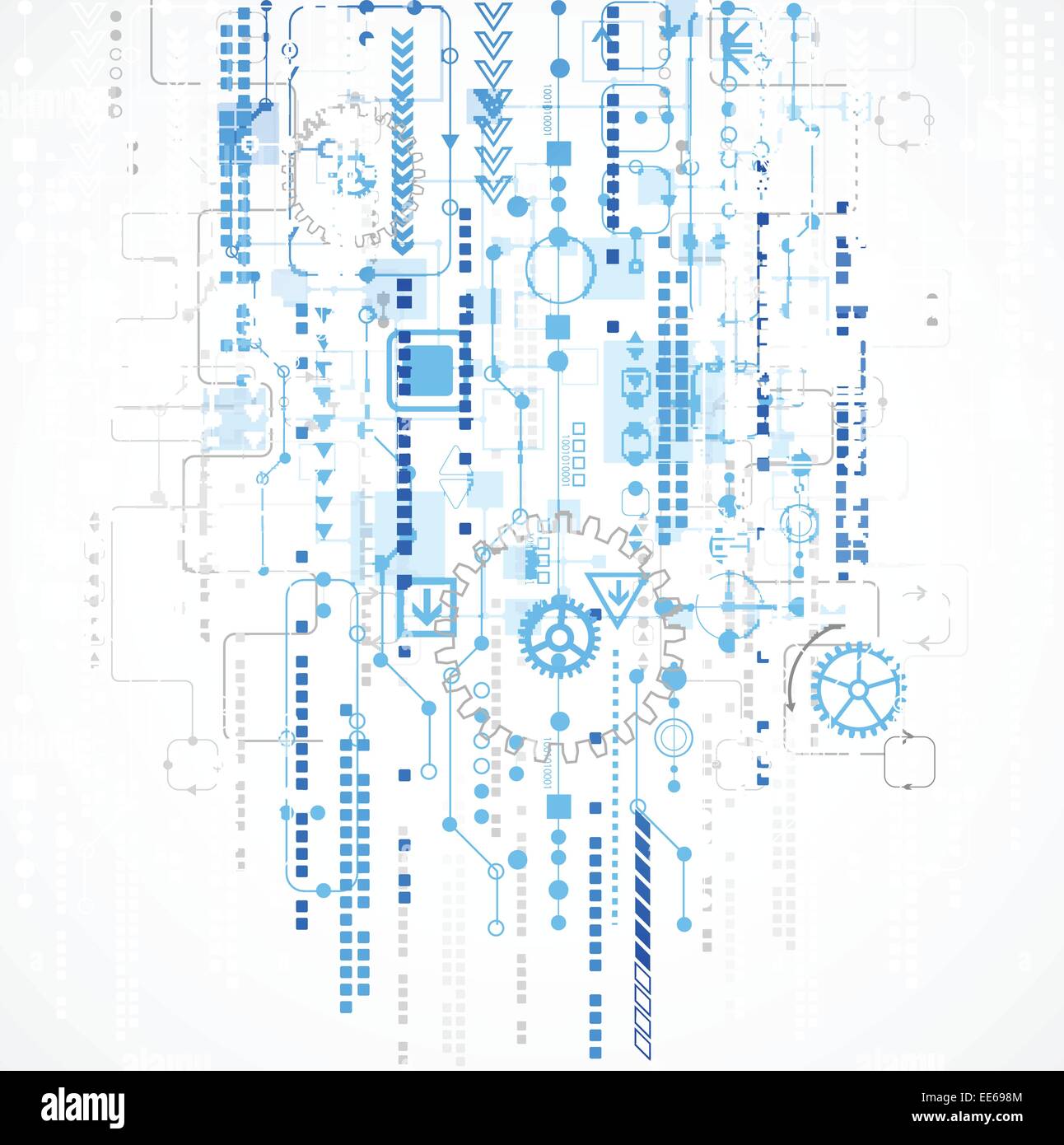 Abstract technology business template background. Vector Stock Vector ...