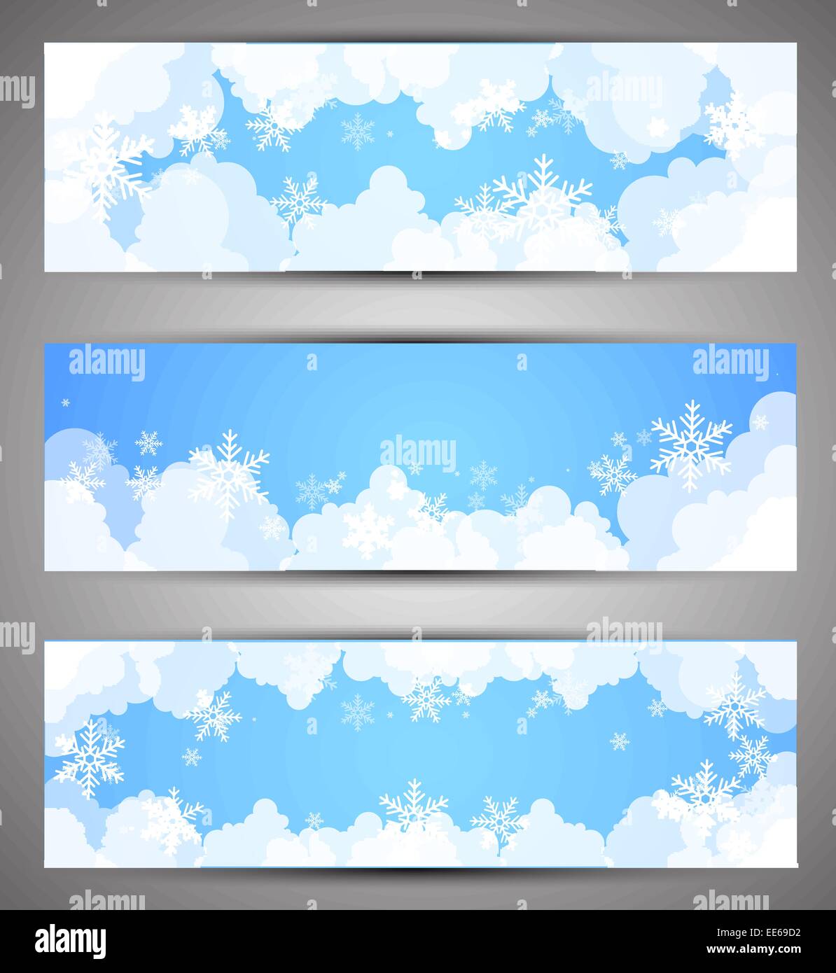 Winter banners. Vector Stock Vector Image & Art - Alamy