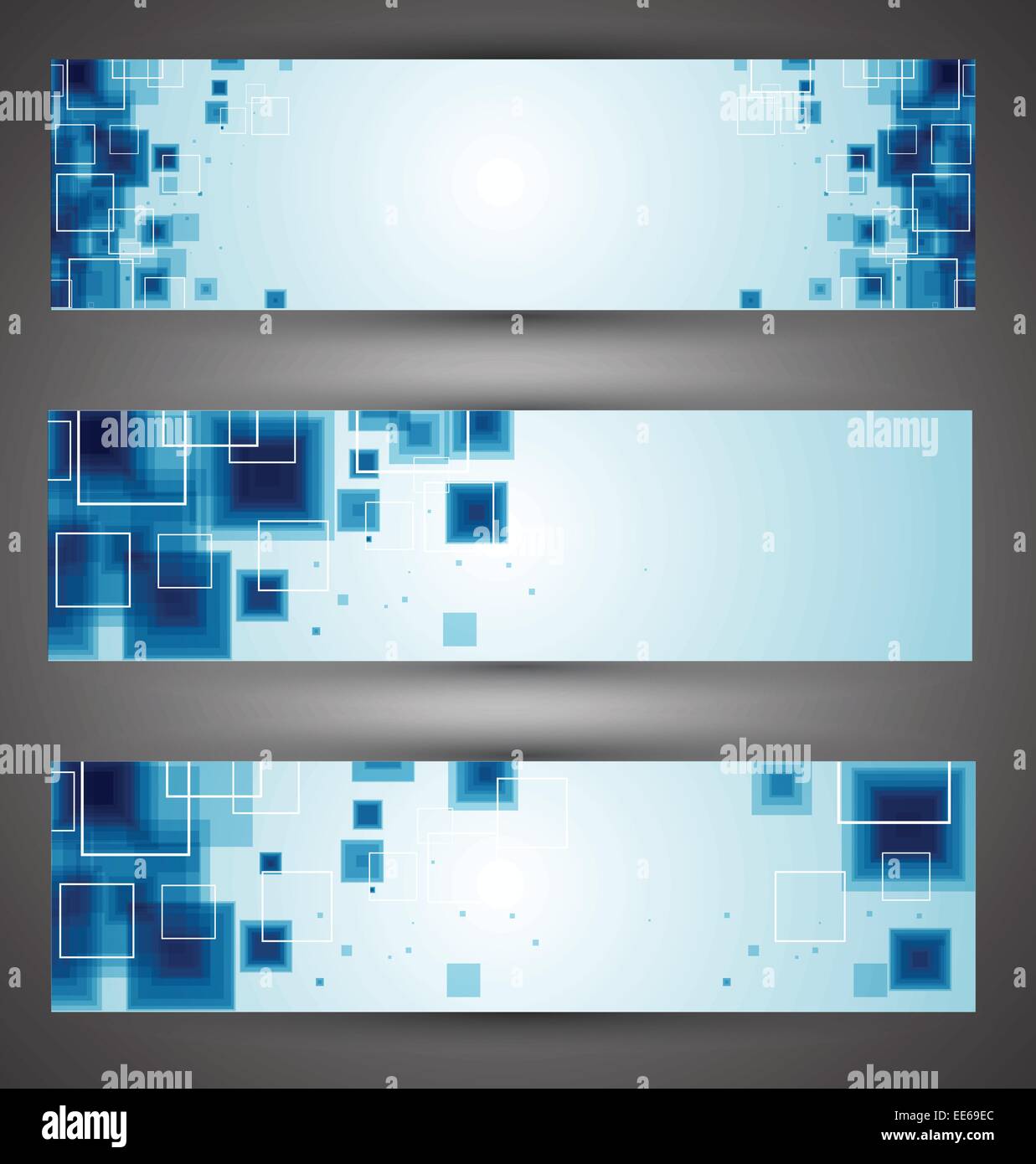 Set of Technology web-banners. Vector Stock Vector Image & Art - Alamy