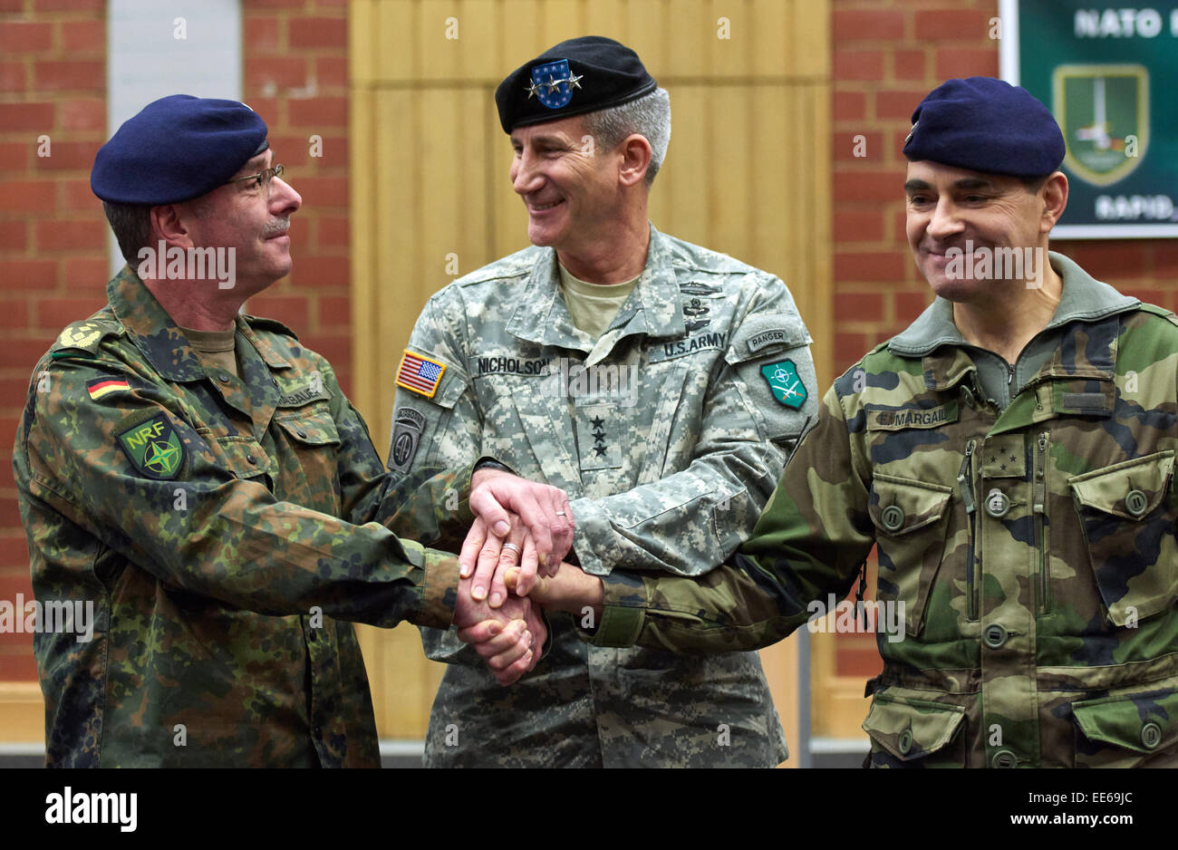 The German commander of the 1 (German/Netherlands) Corps, Lieutenant ...