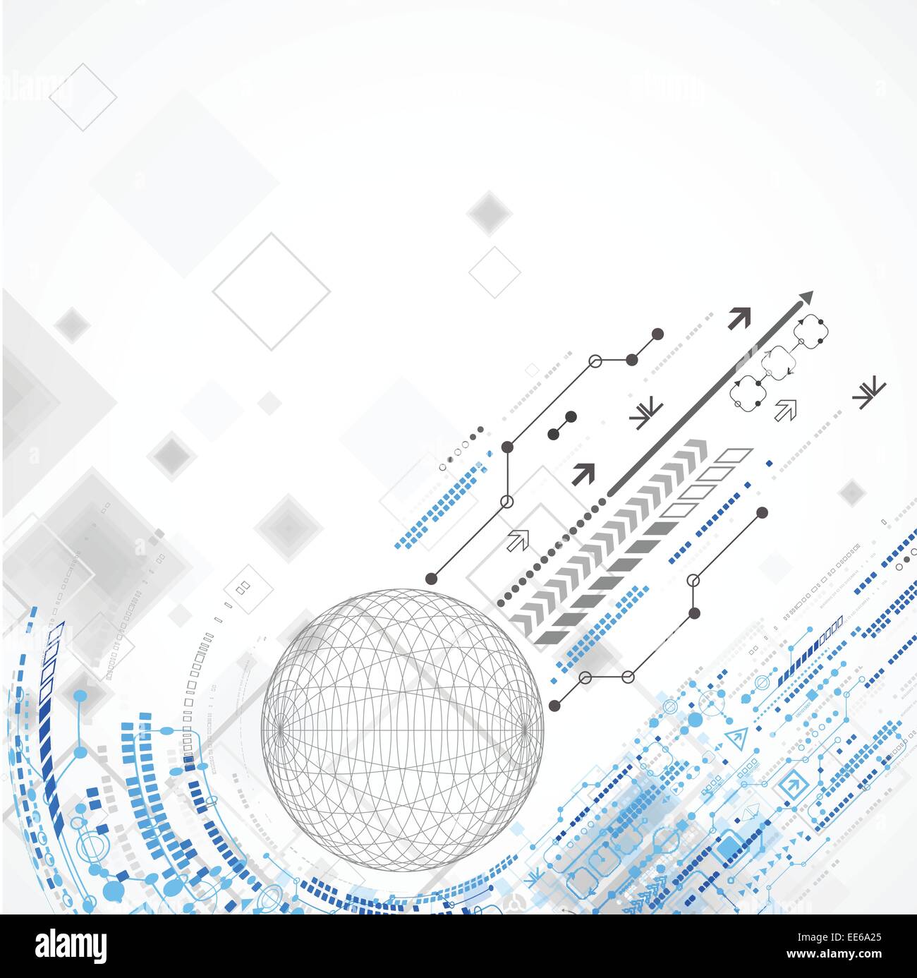 Abstract technology business template background. Vector Stock Vector ...