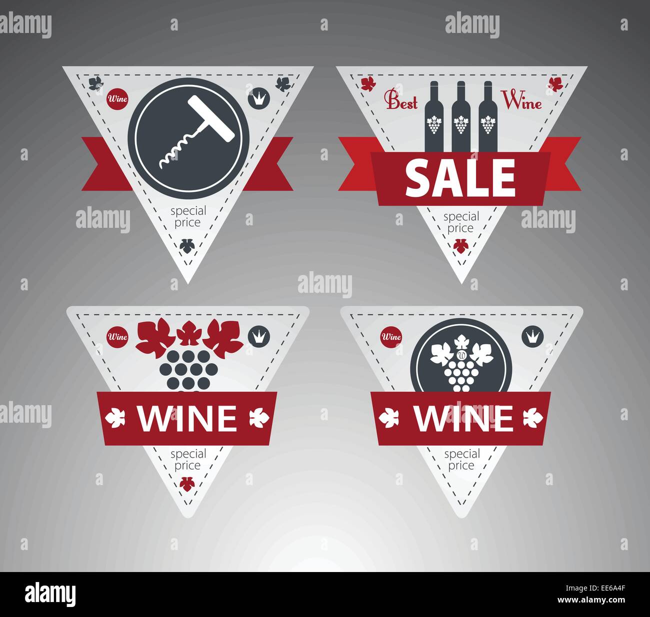 Set of wine labels. Vector Stock Vector Image & Art - Alamy