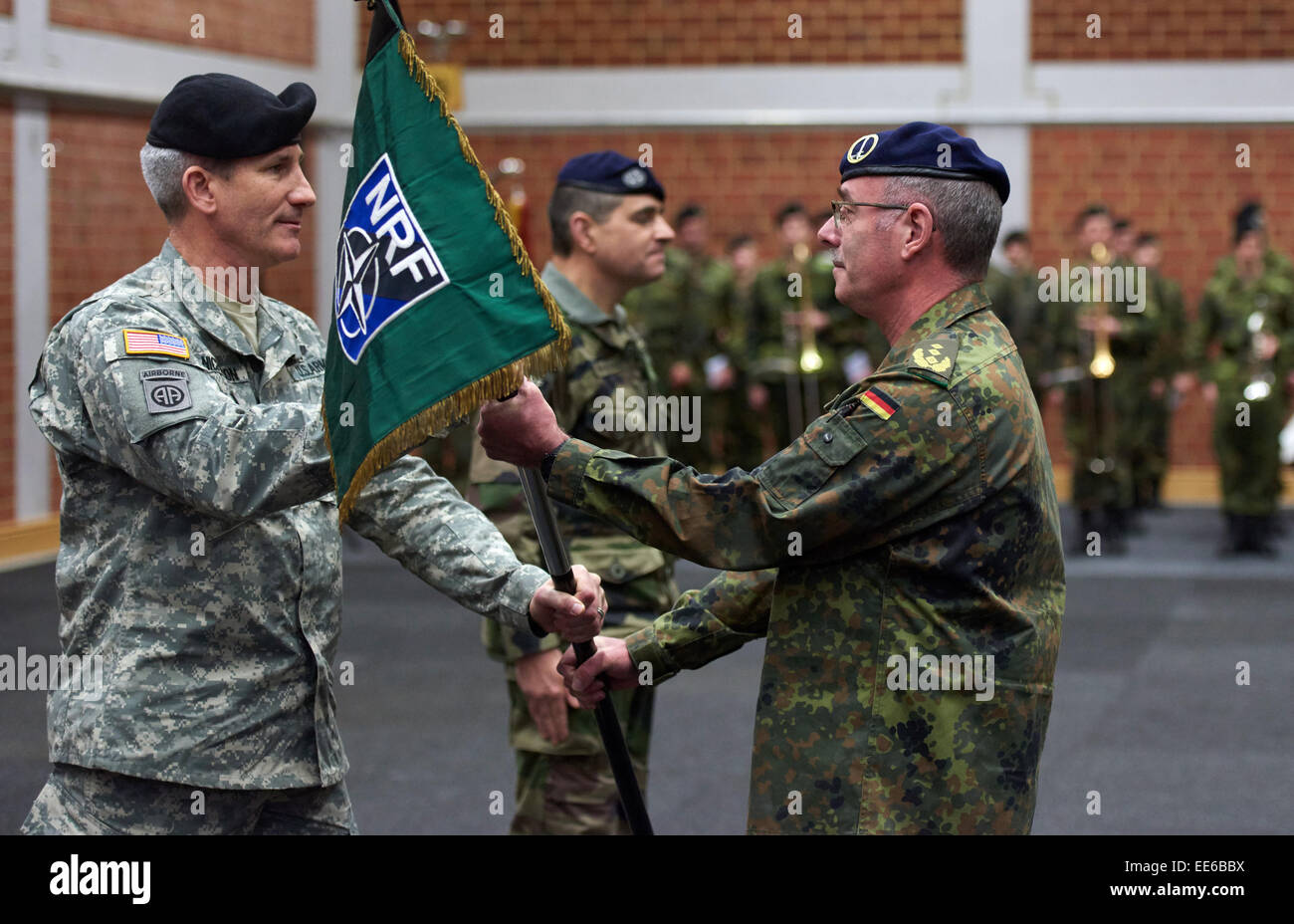 Muenster, Germany. 14th Jan, 2015. The German commander of the 1 ...