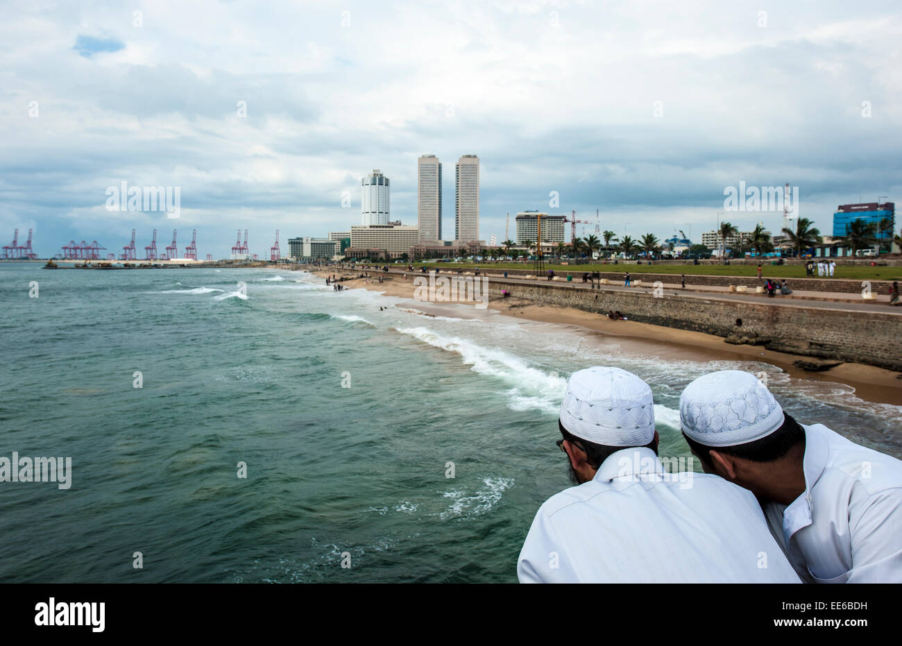 The Galle Face Green in central Colombo, Sri Lanka Stock Photo - Alamy