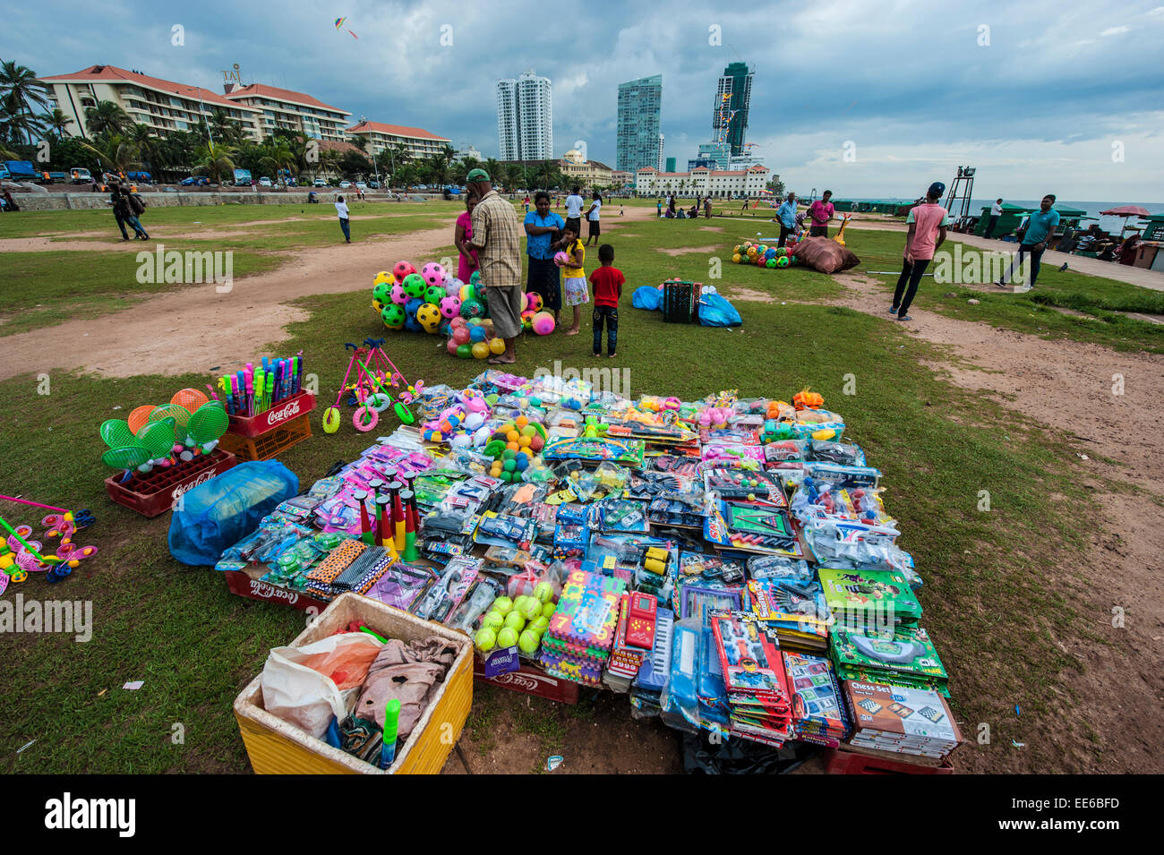 The Galle Face Green in central Colombo, Sri Lanka Stock Photo - Alamy
