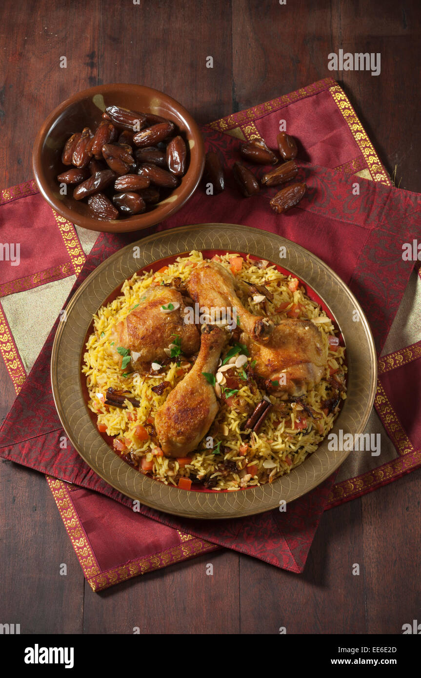 Bahraini chicken machboos hi-res stock photography and images - Alamy