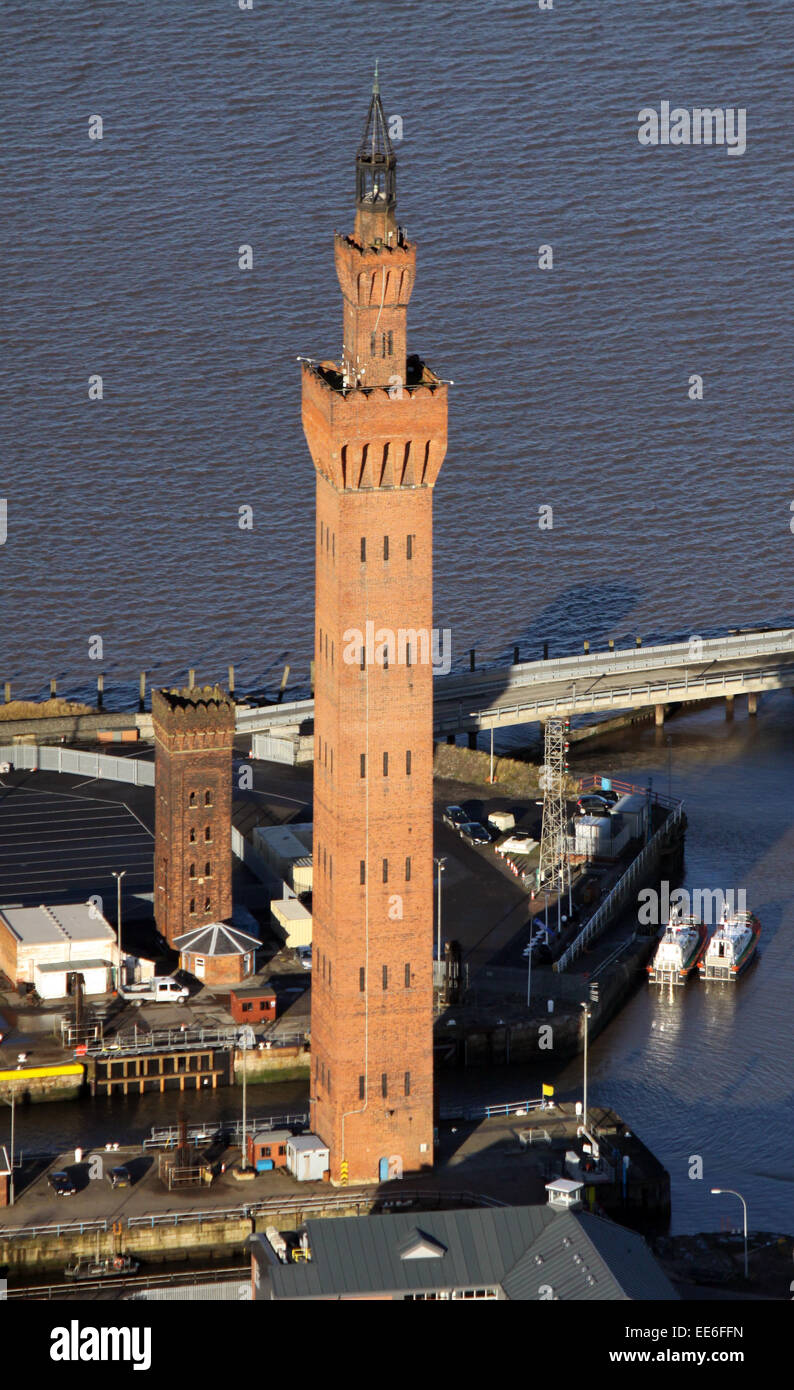 the famous Italianate style Grimsby Dock Tower in North Lincolnshire ...