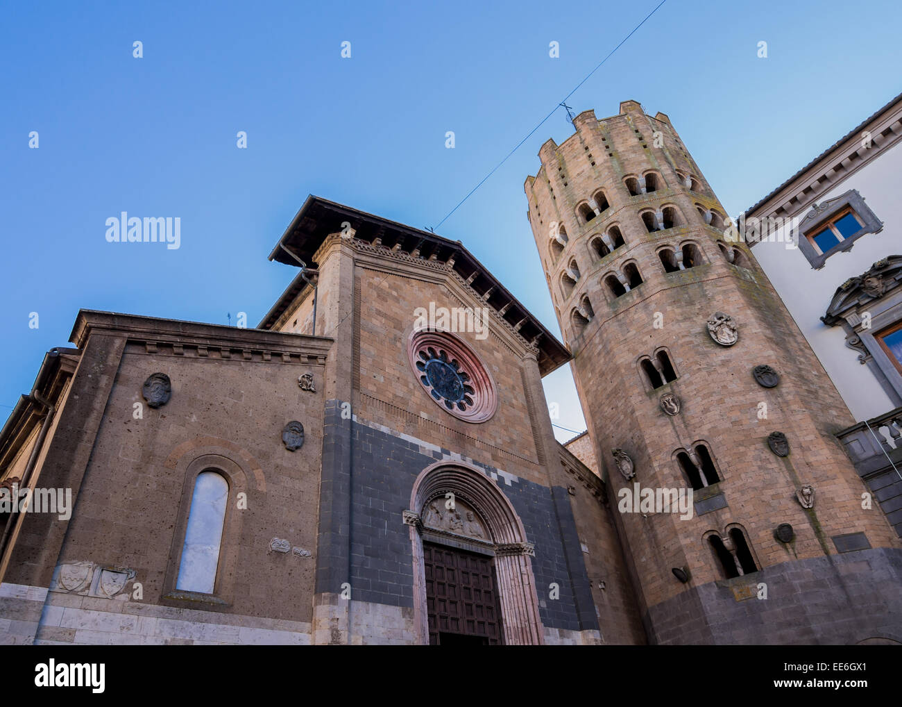 Church of St. Andrew in Orvieto Umbria Italy Stock Photo - Alamy