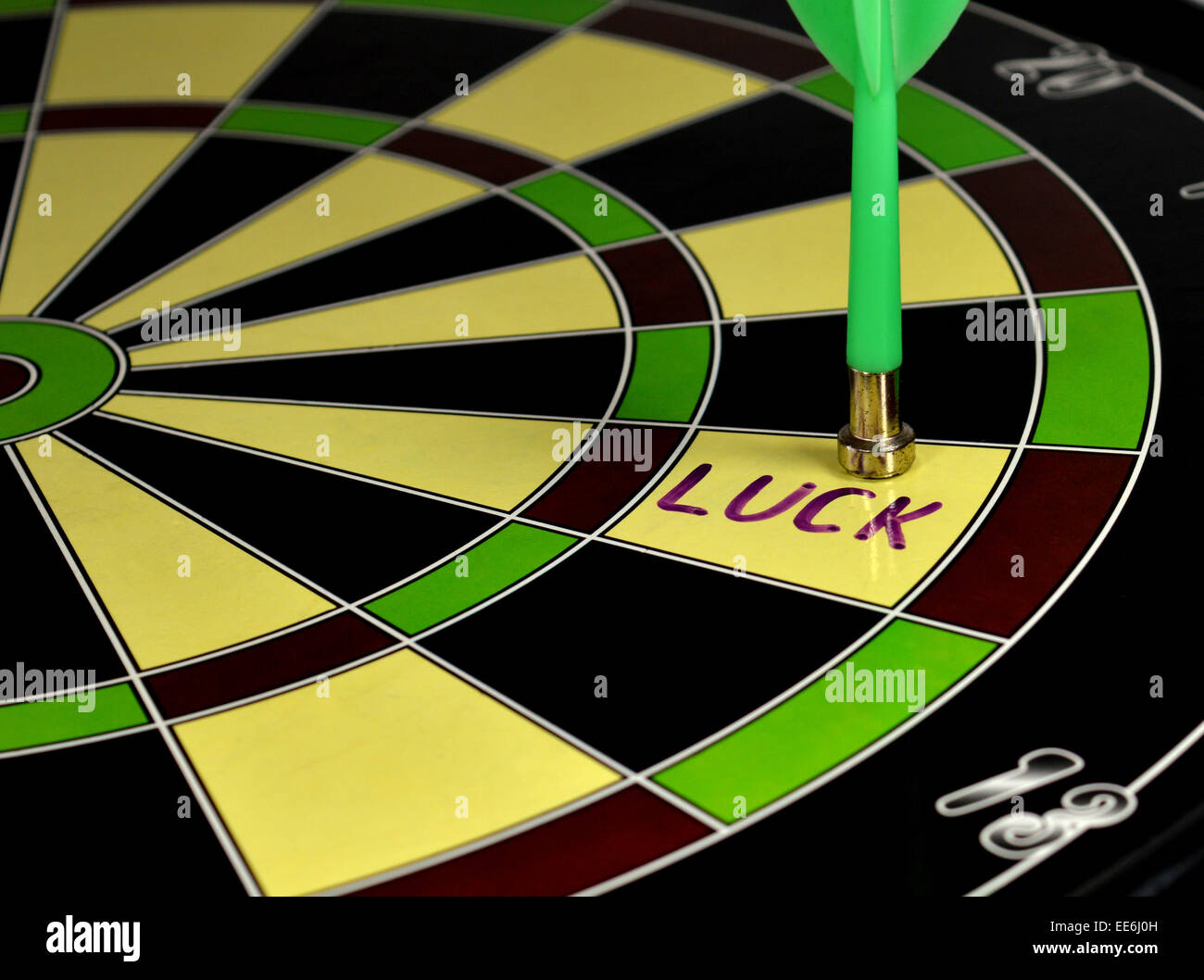 Hit right on target Stock Photo - Alamy