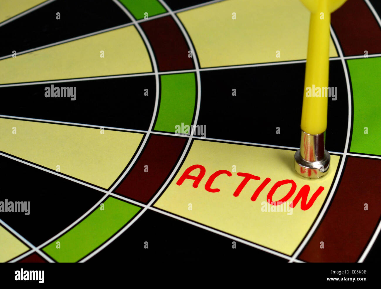 Hit right on target Stock Photo - Alamy