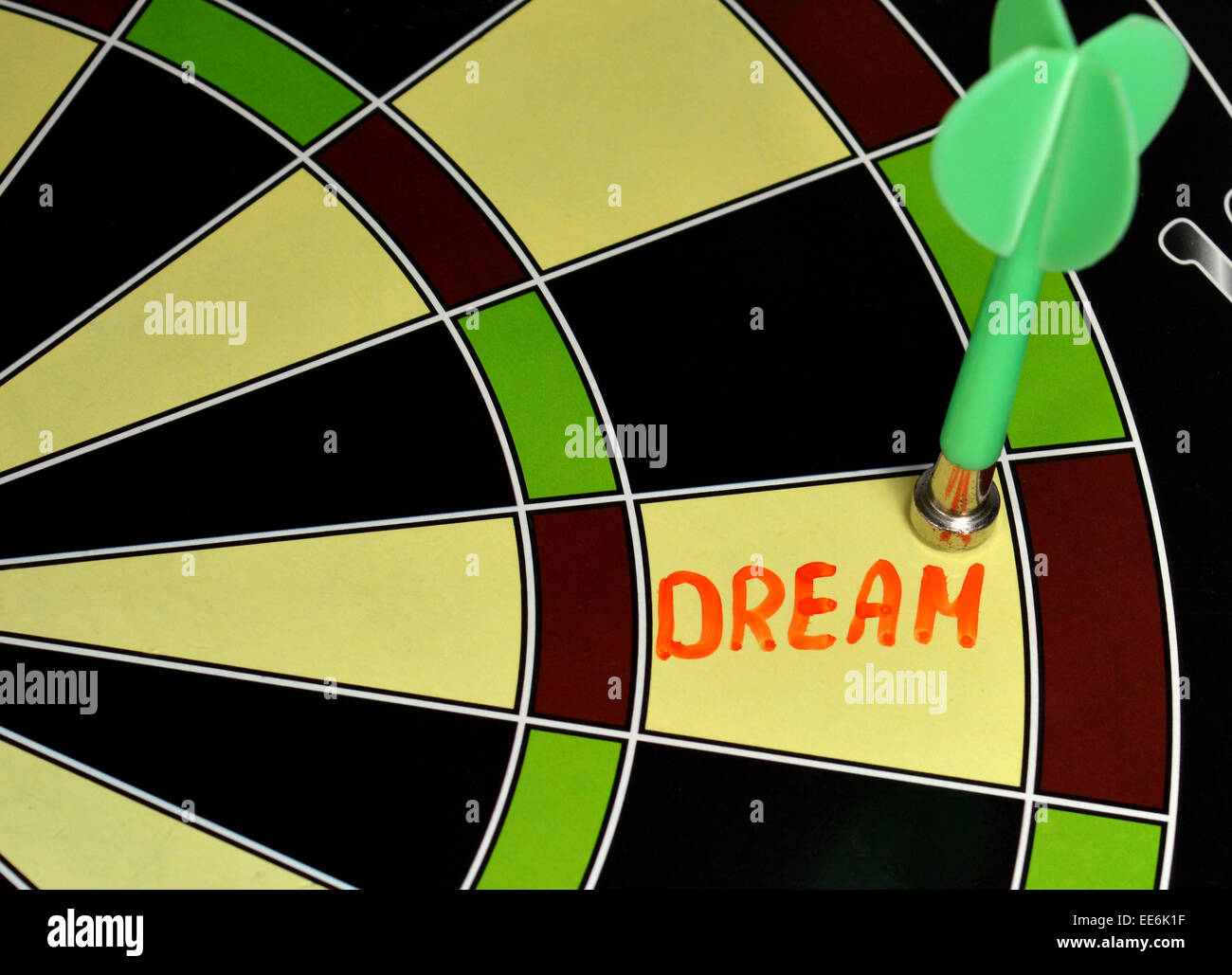 Hit right on target Stock Photo - Alamy