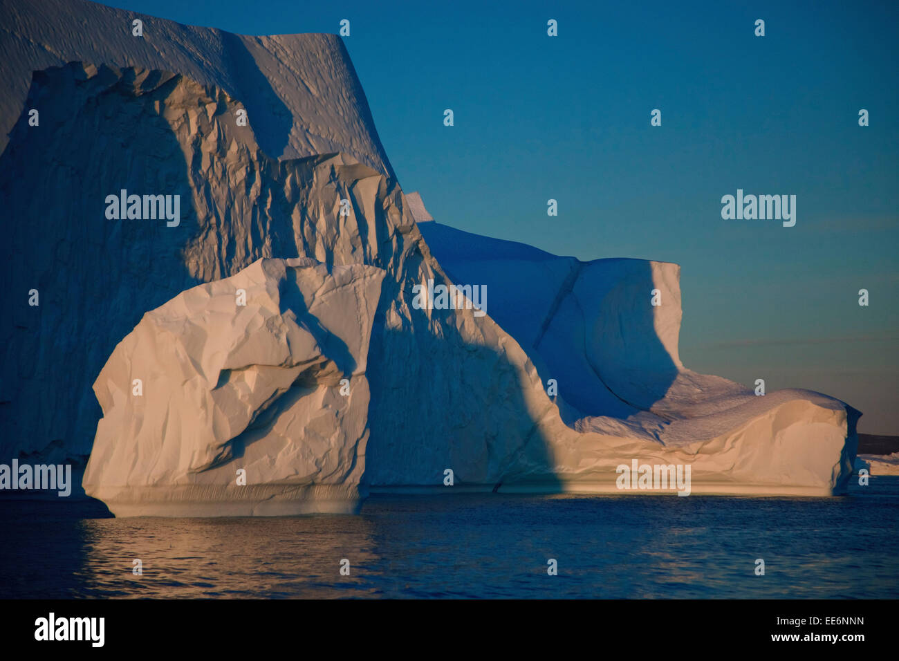 Arched iceberg, Arctic Ocean, Greenland Stock Photo - Alamy