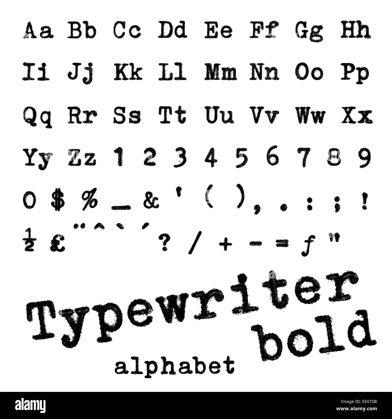 Bold font Black and White Stock Photos & Images - Alamy