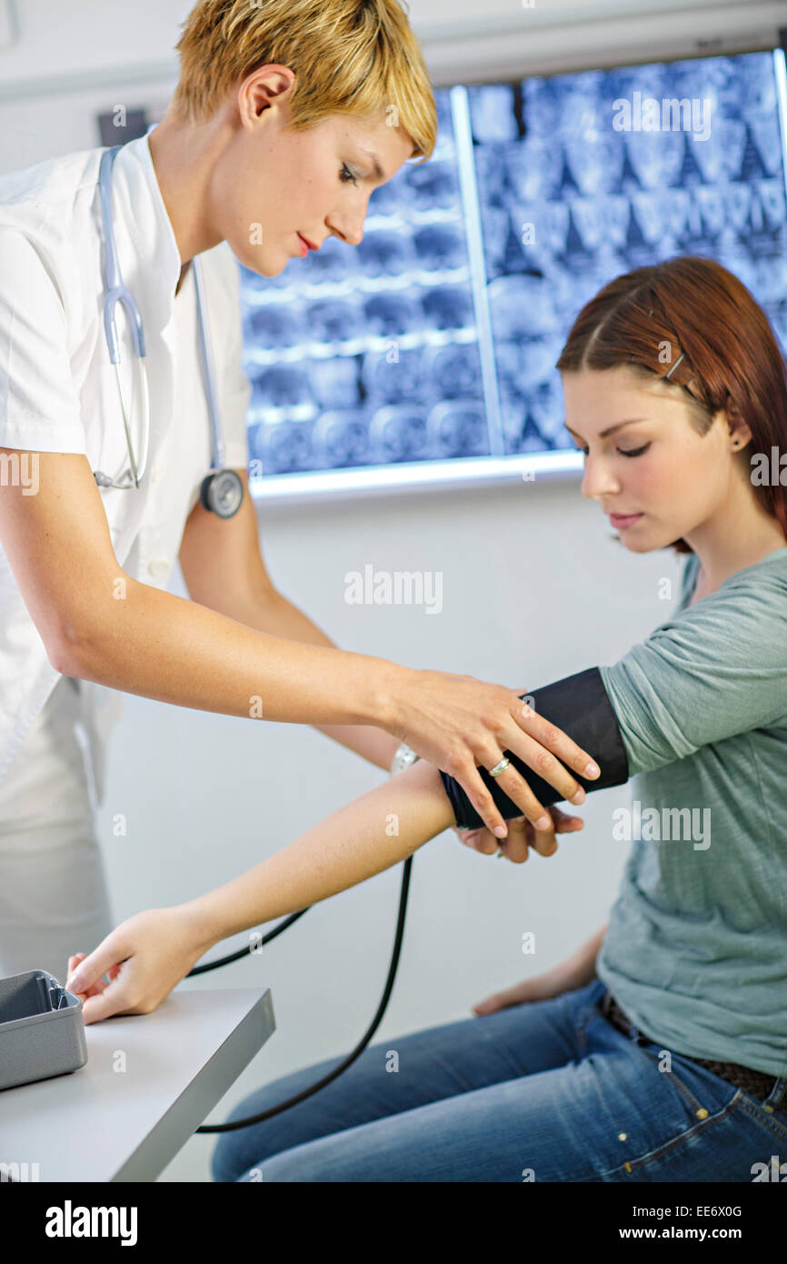 Blood Pressure Testing Stock Photo - Alamy