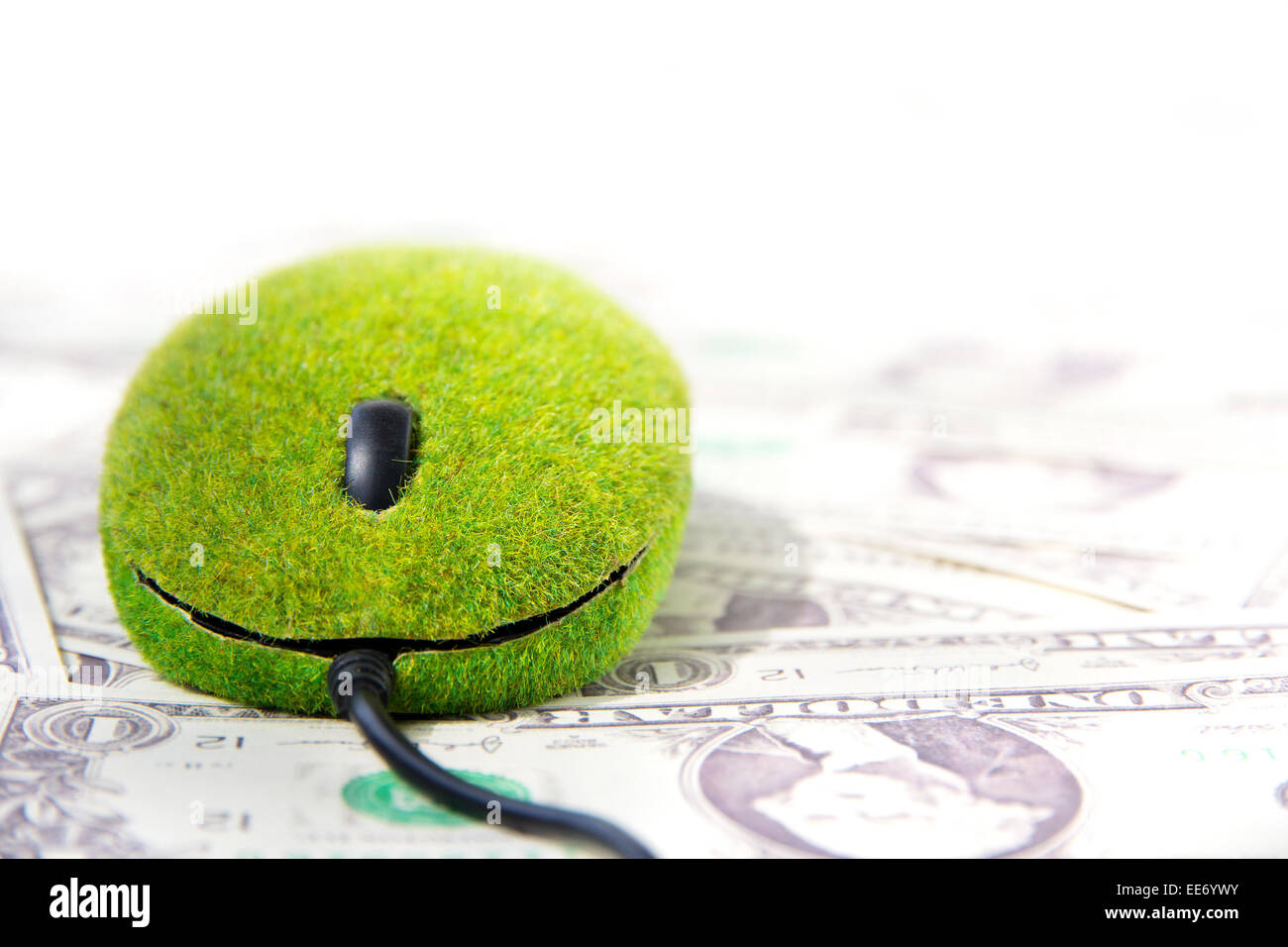 Eco computer mouse concept Stock Photo - Alamy