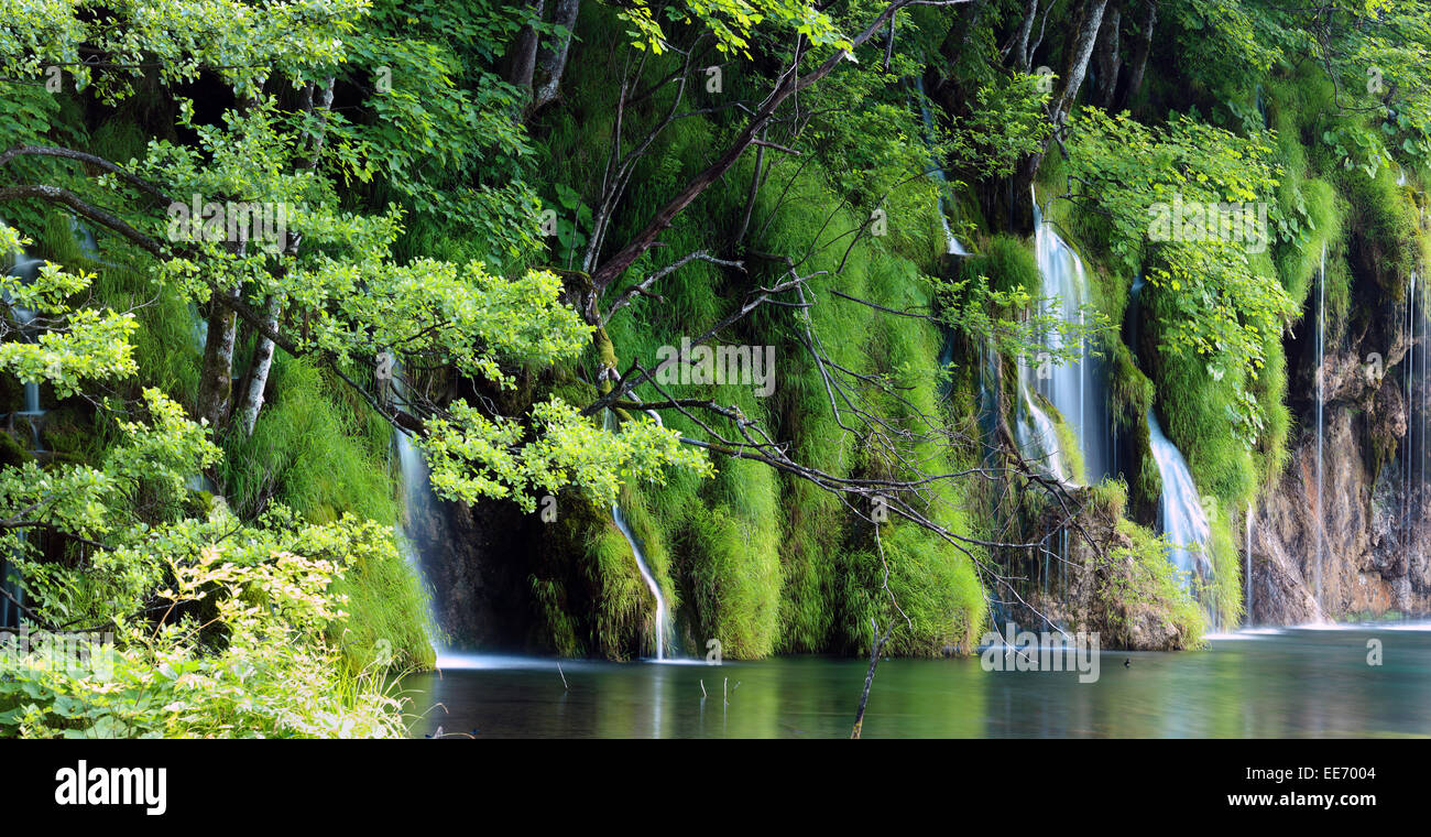 Plitvice Lakes, National Park, waterfall, Croatia Stock Photo - Alamy