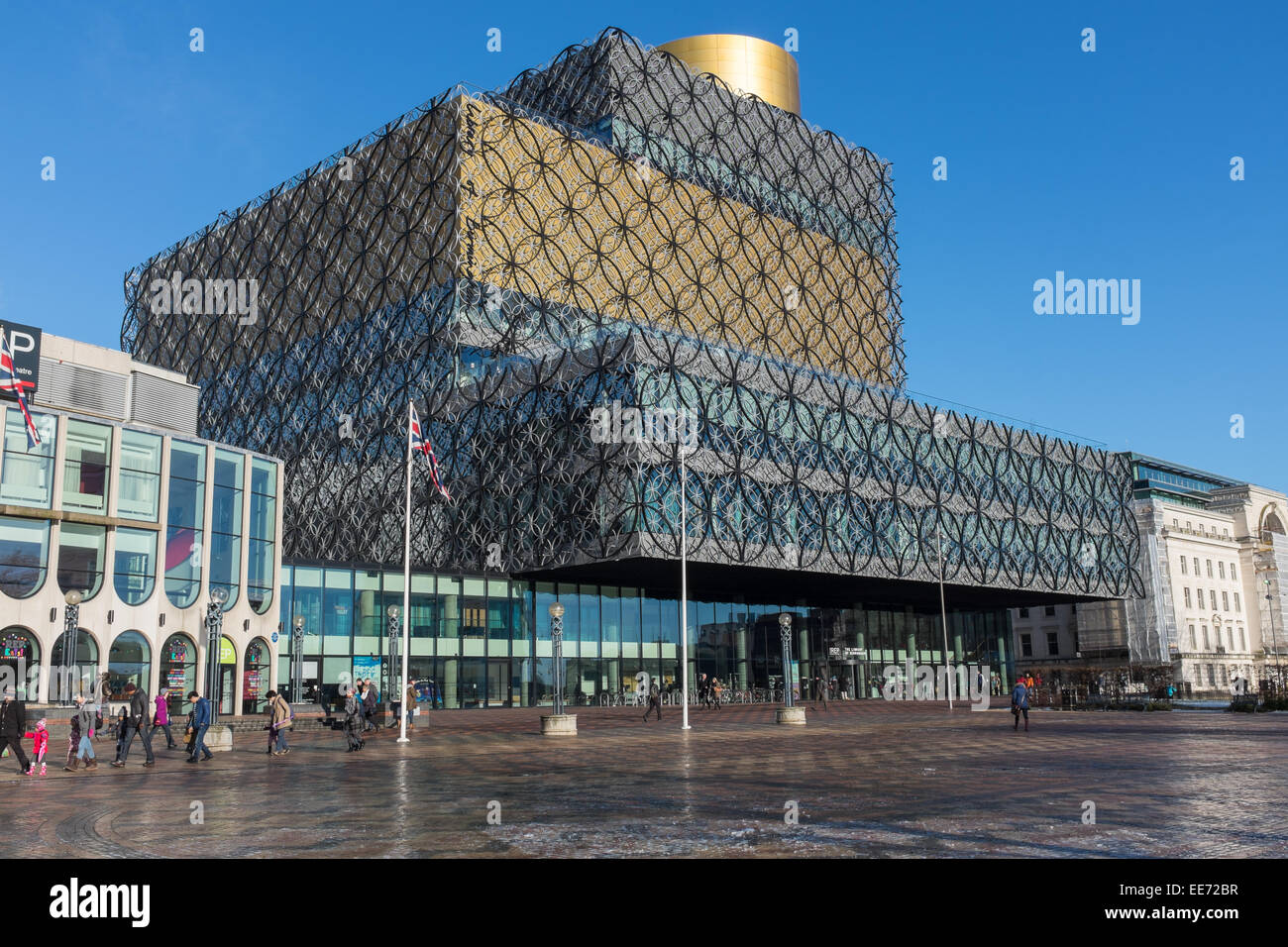 The new Library of Birmingham in Centenary Square Stock Photo - Alamy