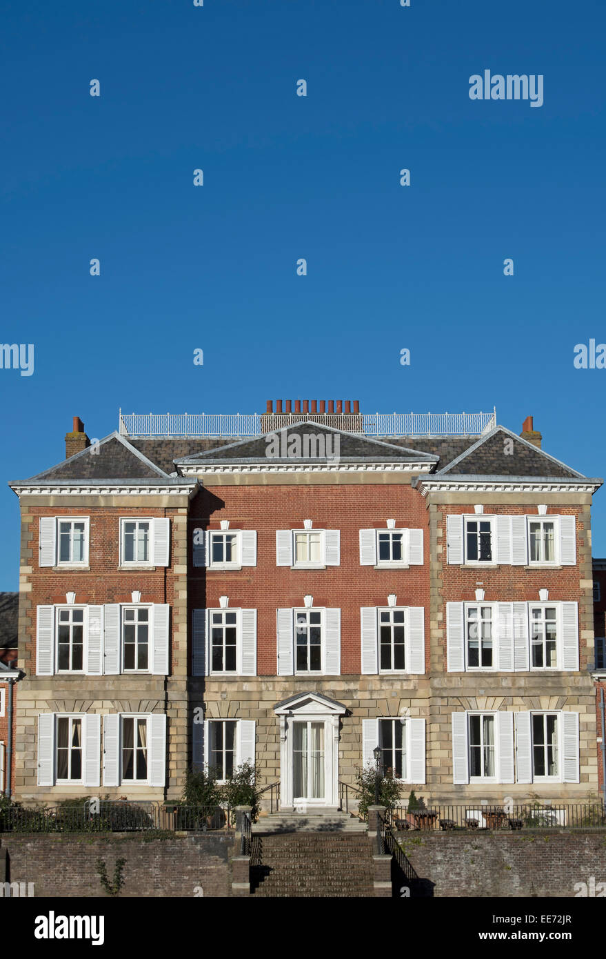 rear exterior of the 17th century york house, twickenham, middlesex ...