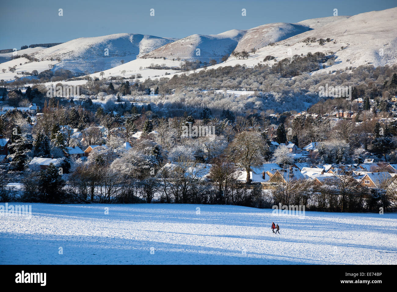 Church Stretton, known as Little Switzerland, sitting at the foot of ...