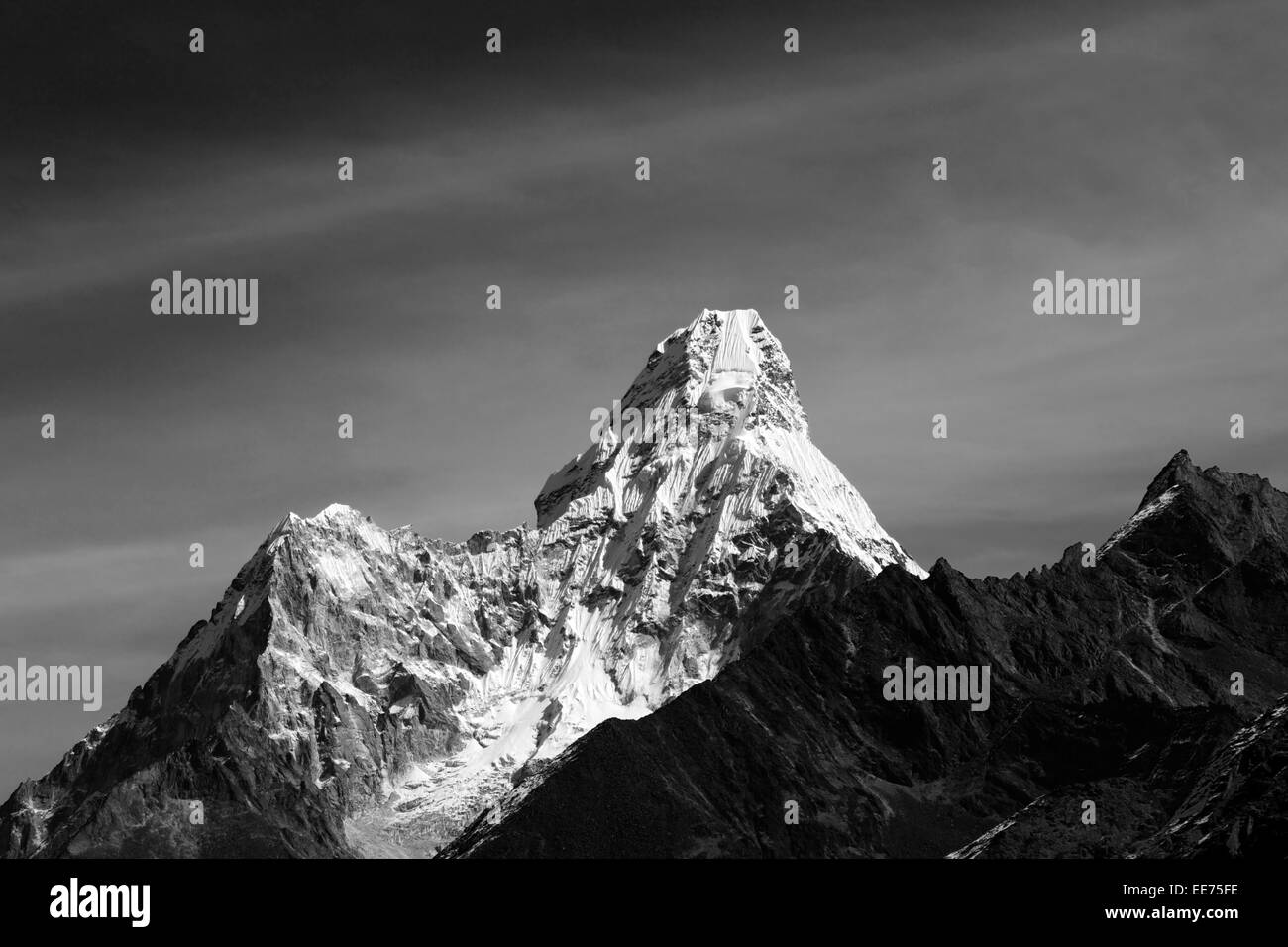 Panorama mountain range on Black and White Stock Photos & Images - Alamy
