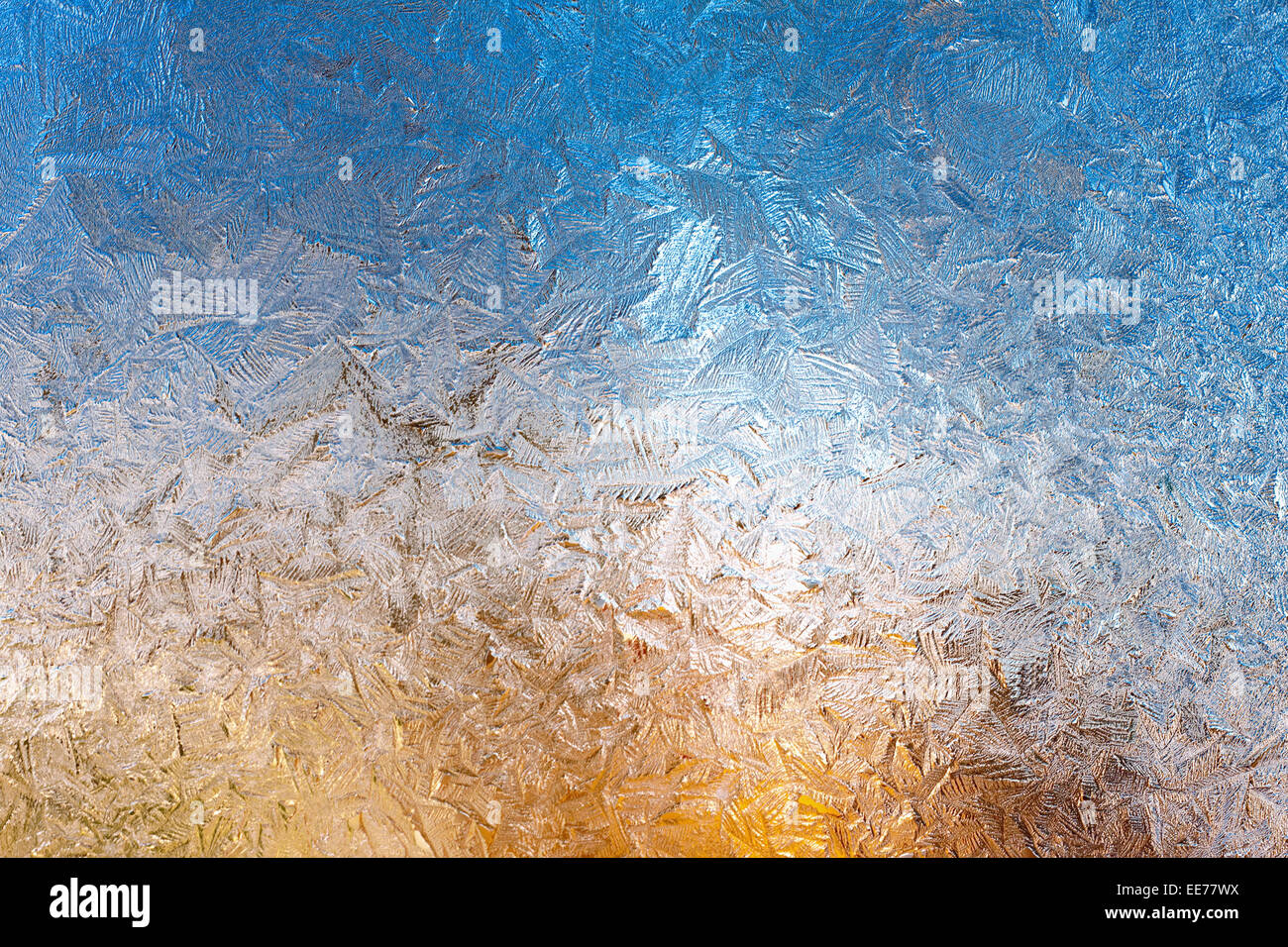 frosty pattern on window Stock Photo - Alamy
