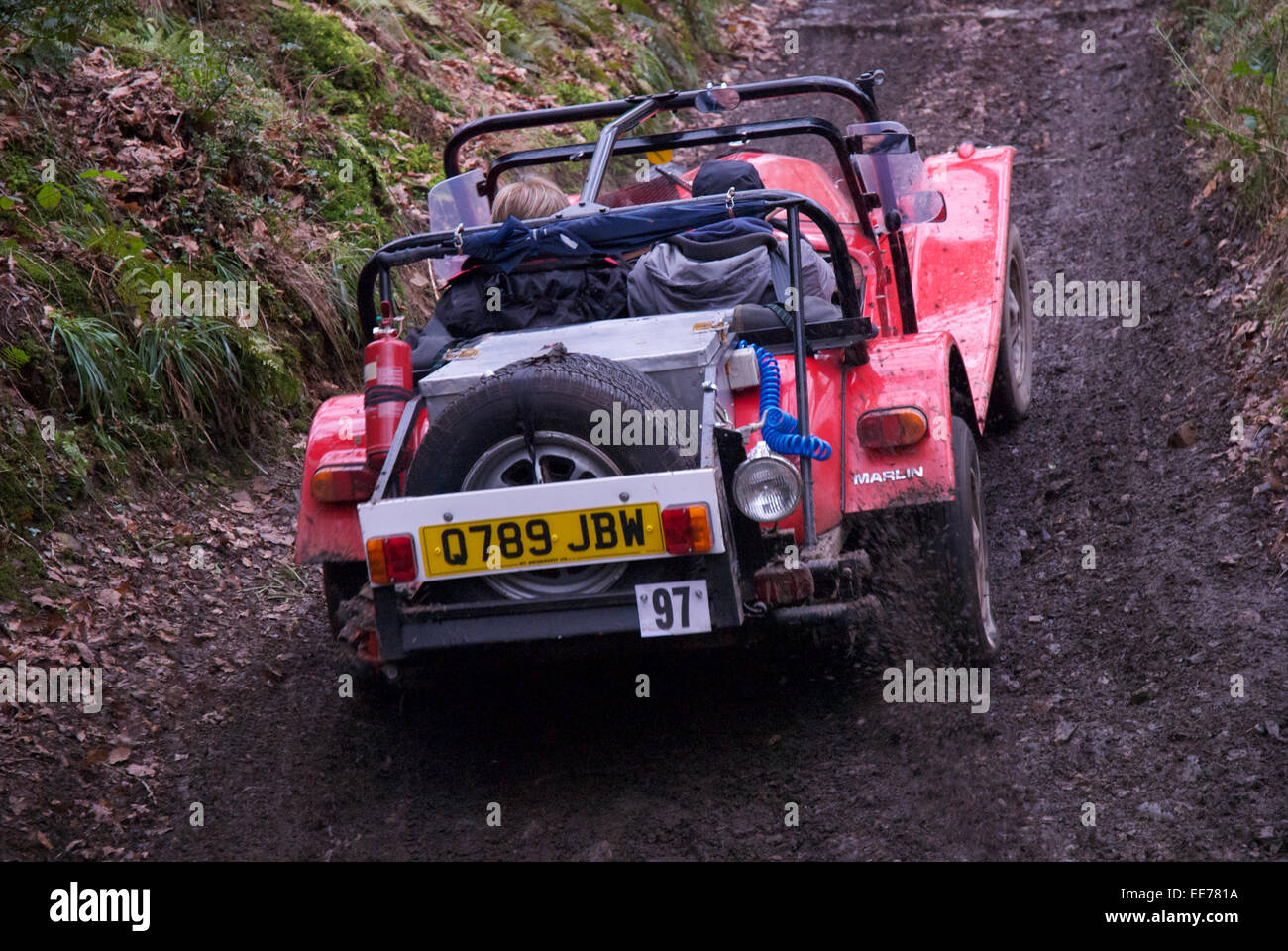 Car competitors on the Fingle Section of the 2013 Exeter Trial Stock ...