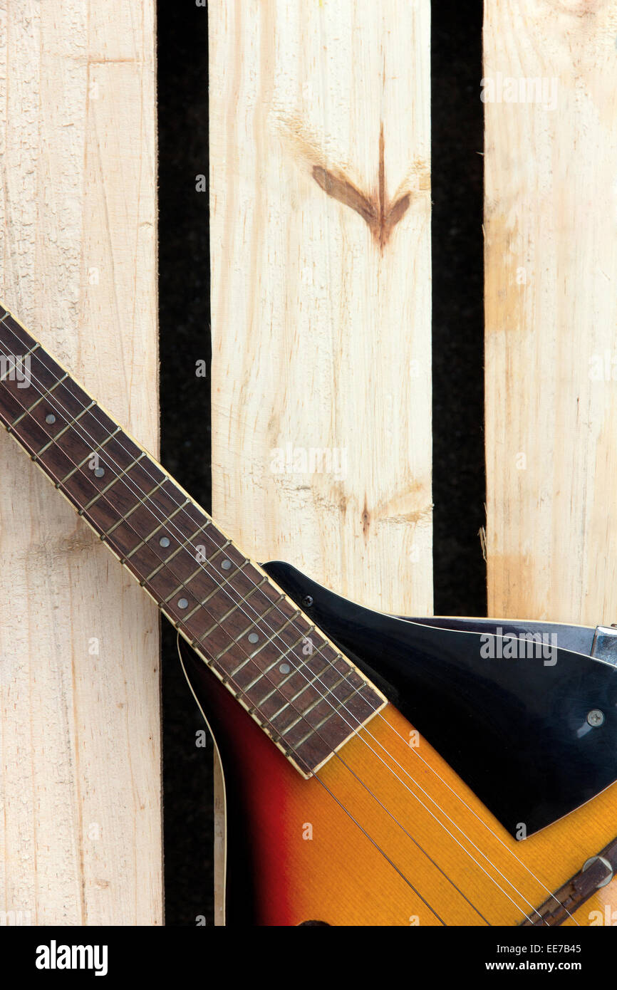 vintage mandolin background Stock Photo - Alamy