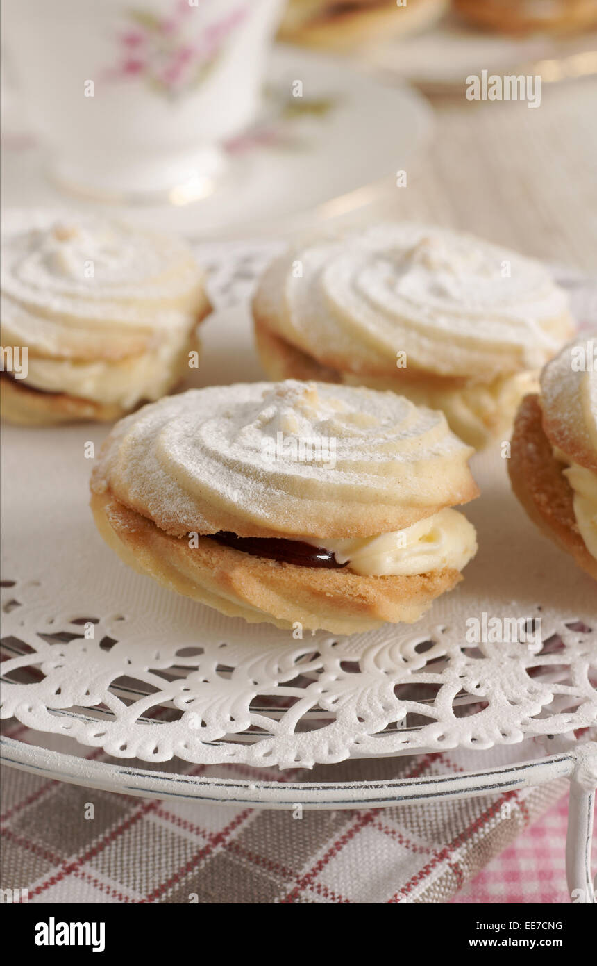 Jam Filled Biscuits High Resolution Stock Photography and Images - Alamy